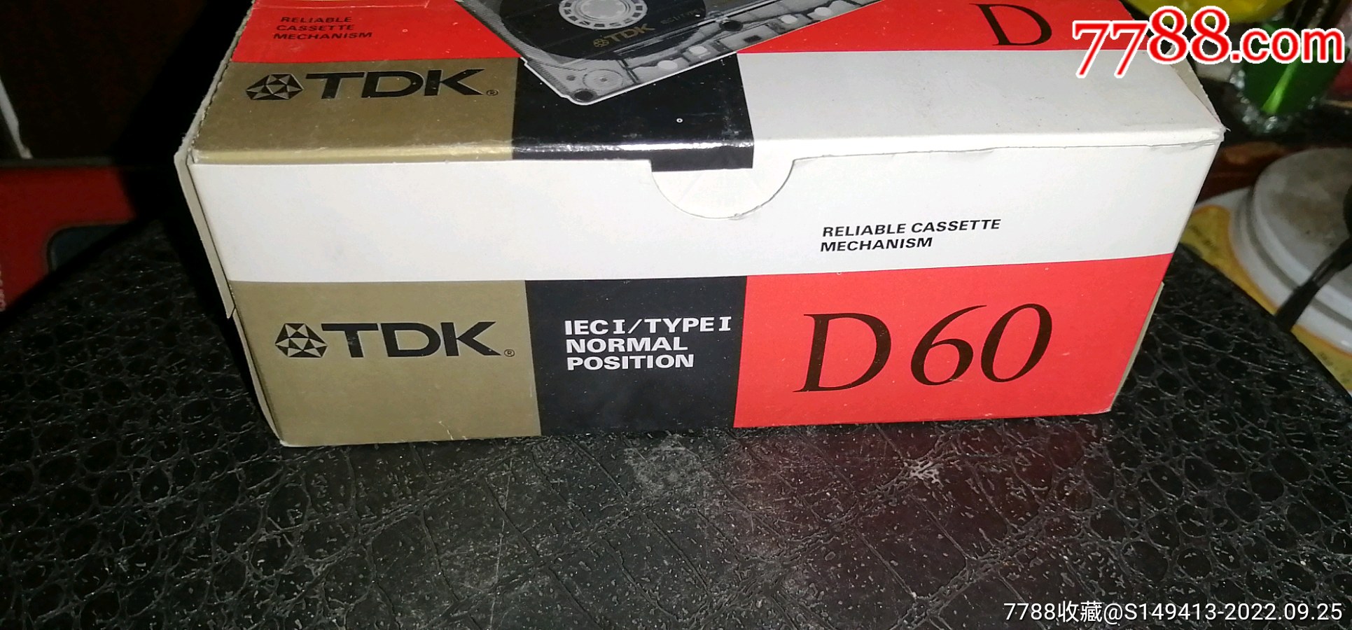 TDK-D60空白卡带十盒装未拆封，品相不错，欢迎收藏_磁带/卡带_聚贤斋主【7788收藏】