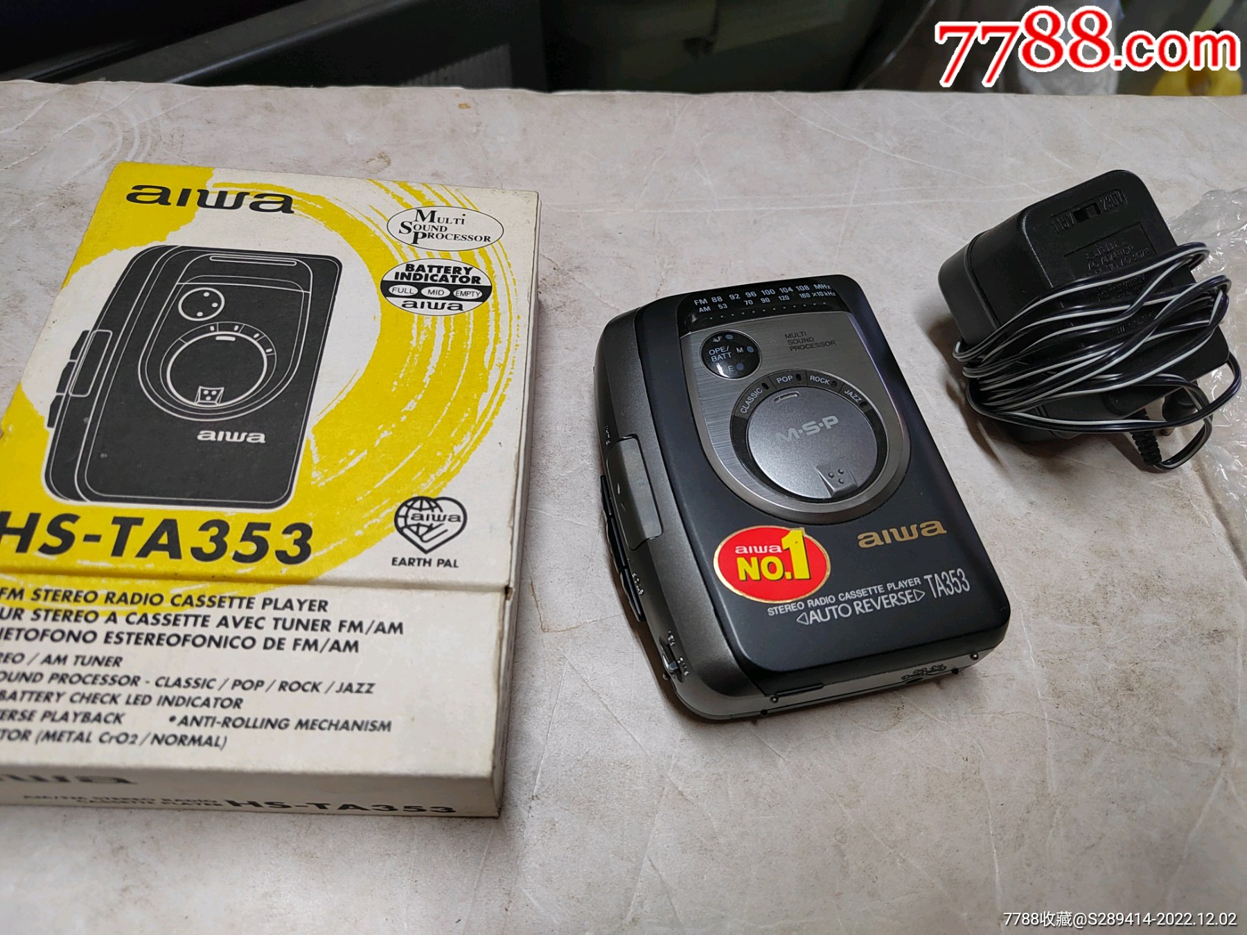 爱华HS一TA353随身听-随身听/mp3-7788铜炉收藏