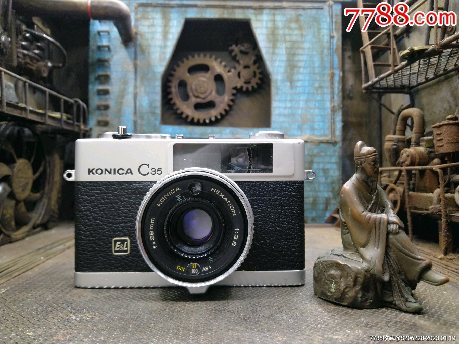 6066★KONICA-C35旁轴相机／机身编号：276408-价格:90元-au32739782-傻瓜机/胶片相机 -加价-7788收藏__收藏热线