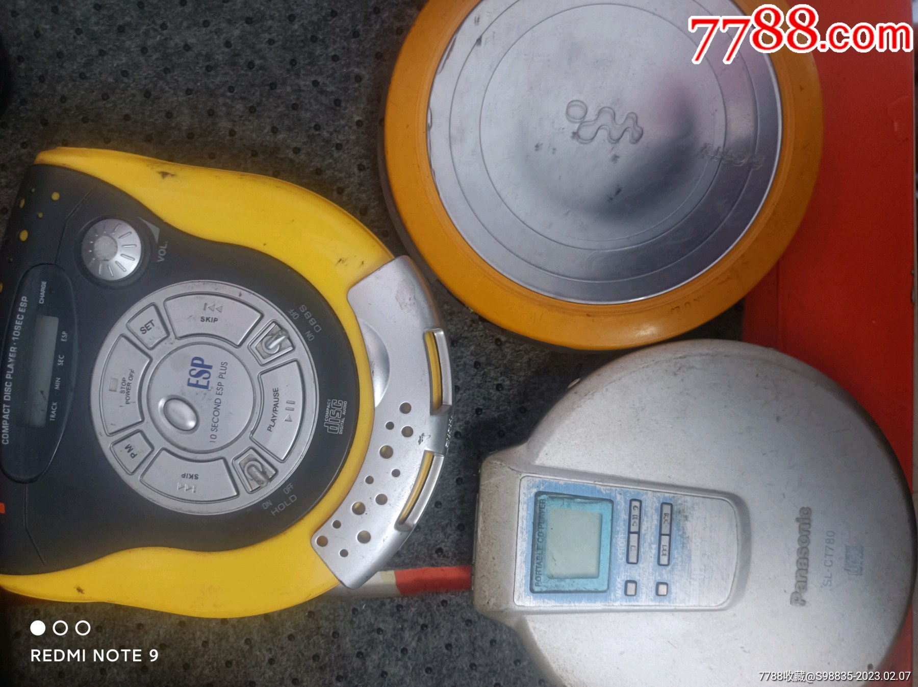 3台CD机（配件机）_随身听/mp3_图片分类_回收价值_7788报纸收藏