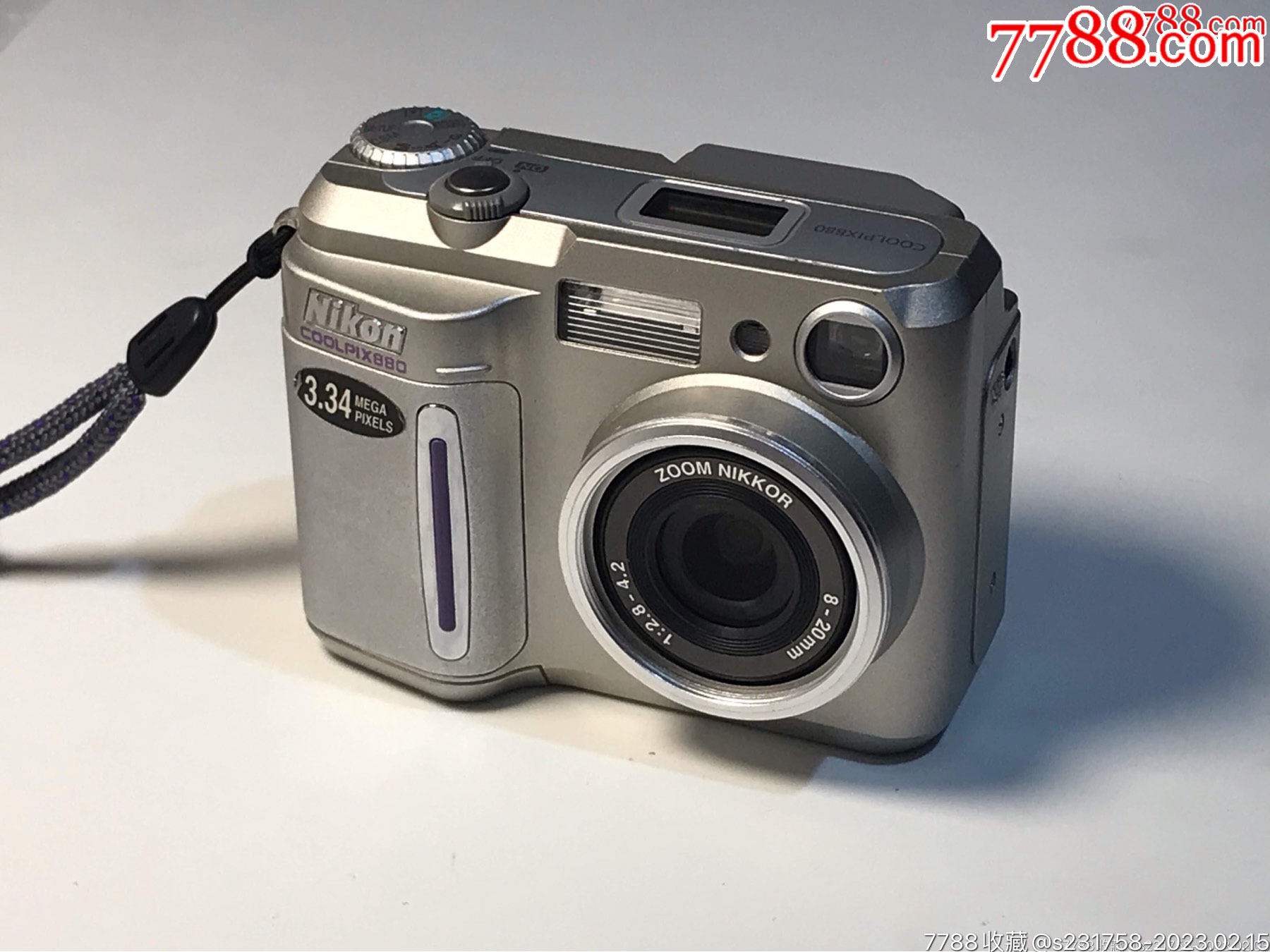 包邮美品尼康COOLPIX880复古CCD数码相机，功能一切正常-卡片机/数码相机-7788商城__七七八八商品交易平台(7788.com)