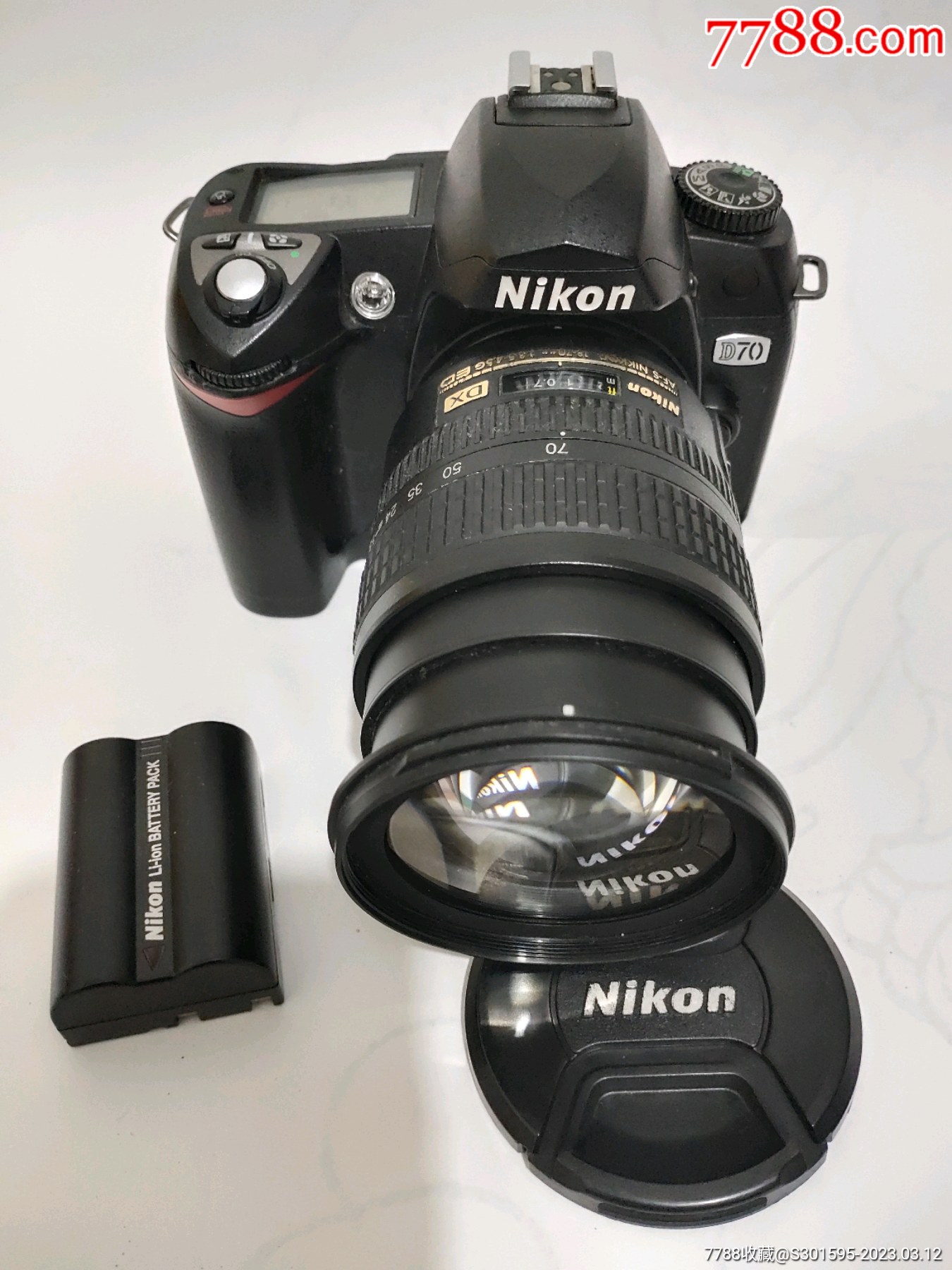 尼康D70配尼康18-70数码单反相机-价格:18元-au33250749-单反相机 -加价-7788收藏__收藏热线