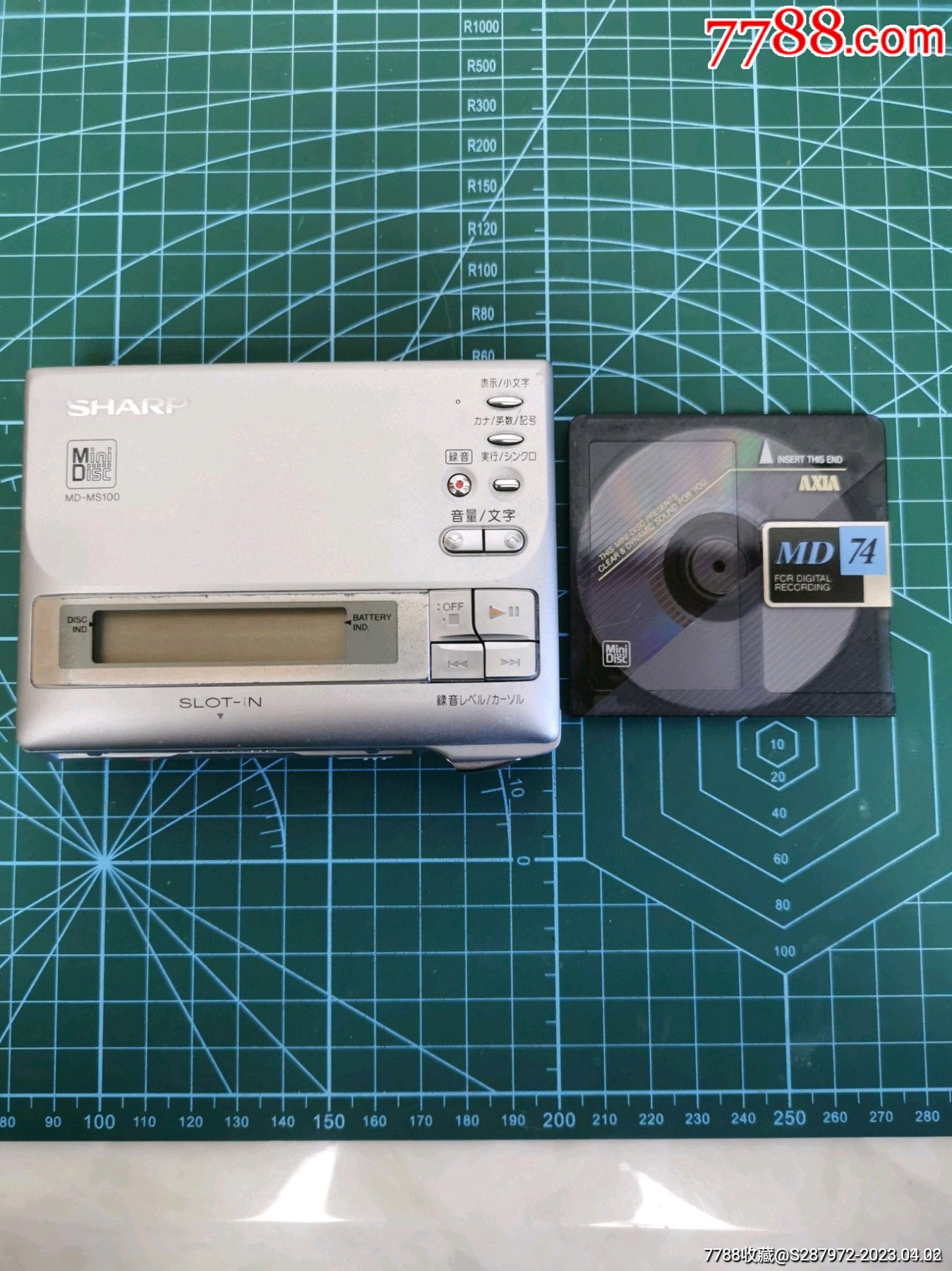 [2282]SHARP夏普MS100-MD机随身听_随身听/mp3_冬燕怀旧时光【7788收藏__收藏热线】