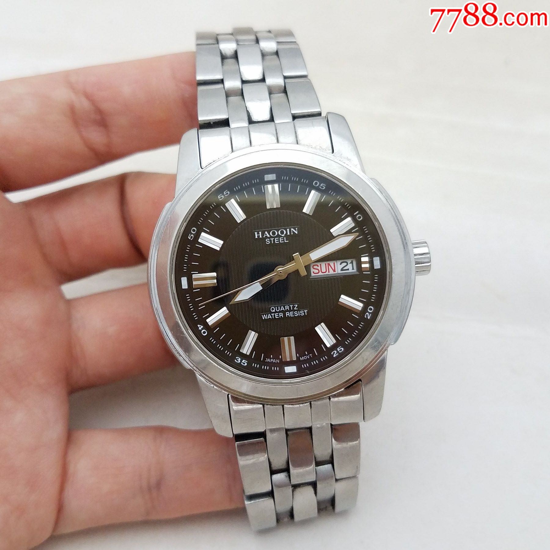 豪琴HAOQIN电子男表【夜光漂亮】【走时正常，日历好使】-价格:20元-au33531269-手表/腕表 -加价-7788收藏__收藏热线