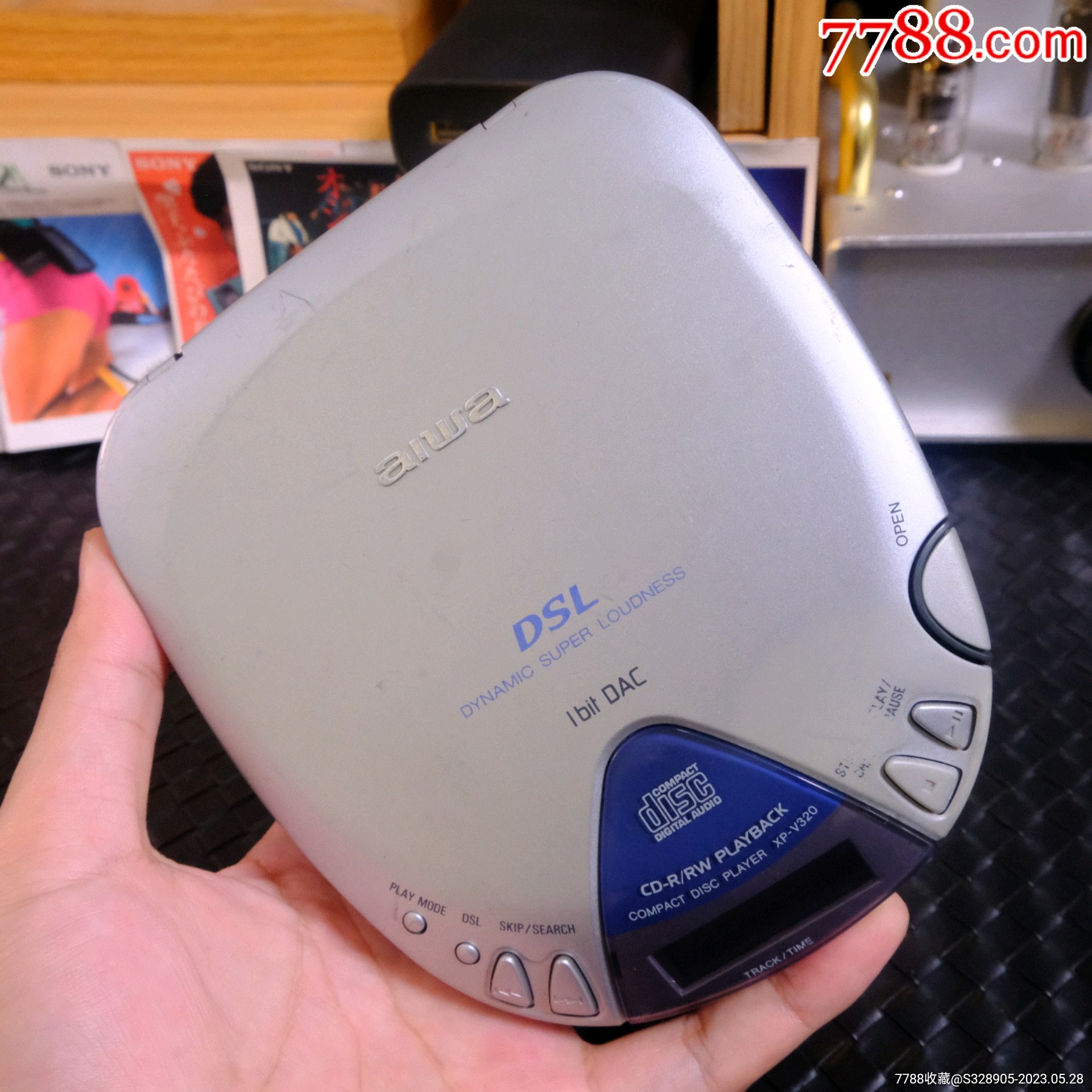 爱华稀有型号XP-V320CD随身听-随身听/mp3-7788商城__七七八八商品交易平台(7788.com)