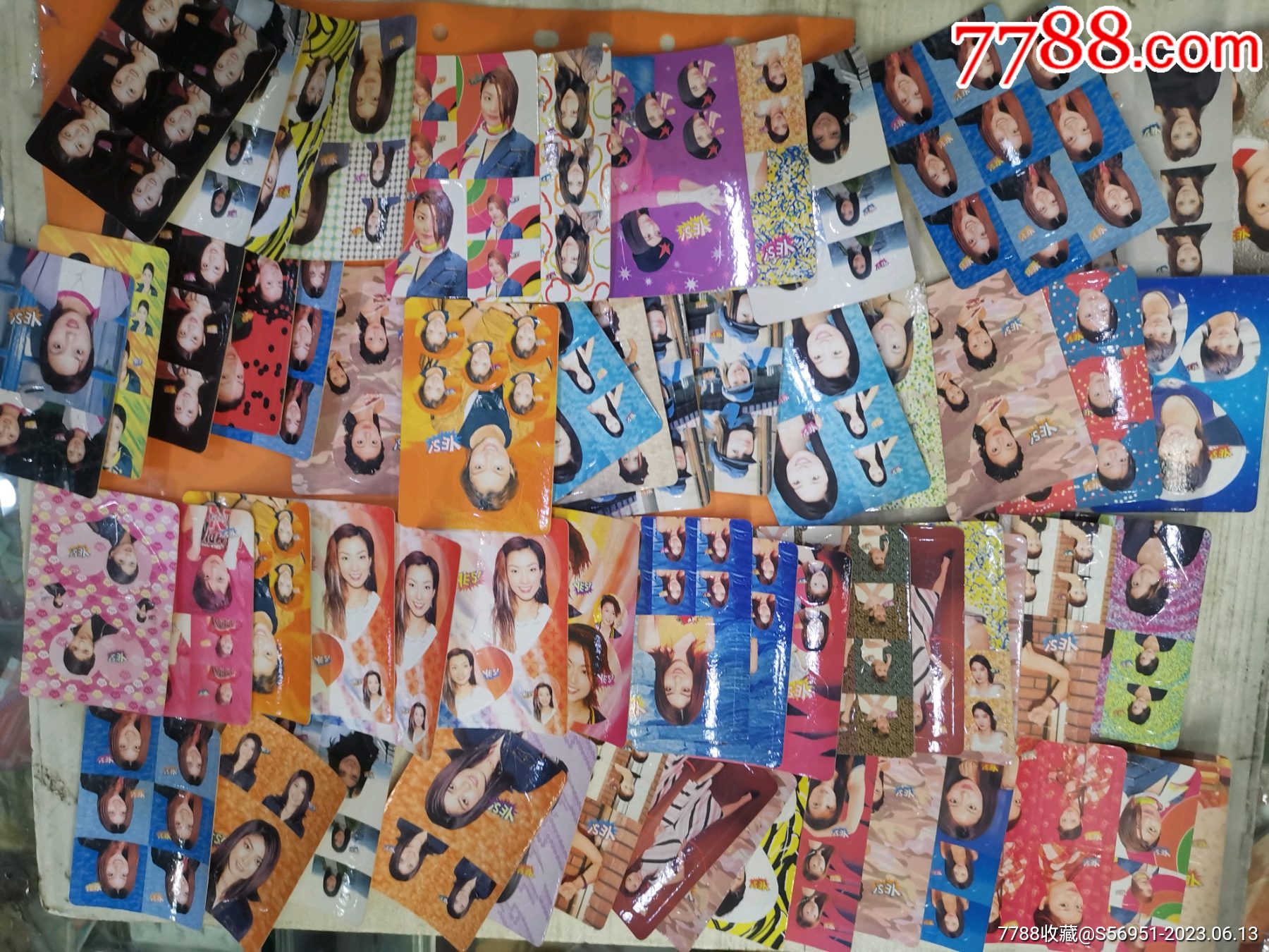 yes港台明星帖纸女明星卡269张_食品卡_明店城【7788收藏__收藏热线】