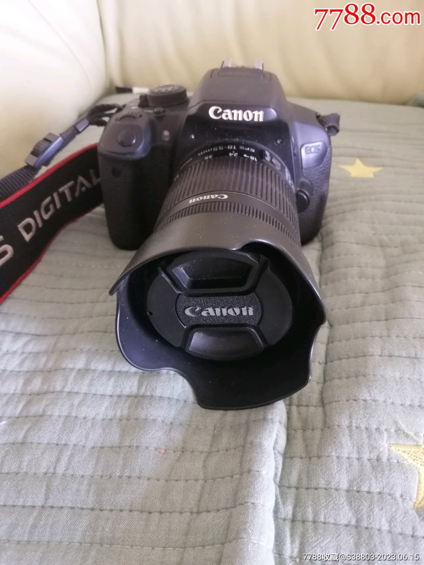 日本佳能牌Ds126431〈700D）数码触频相机，_单反相机_时光木屋【7788收藏__收藏热线】