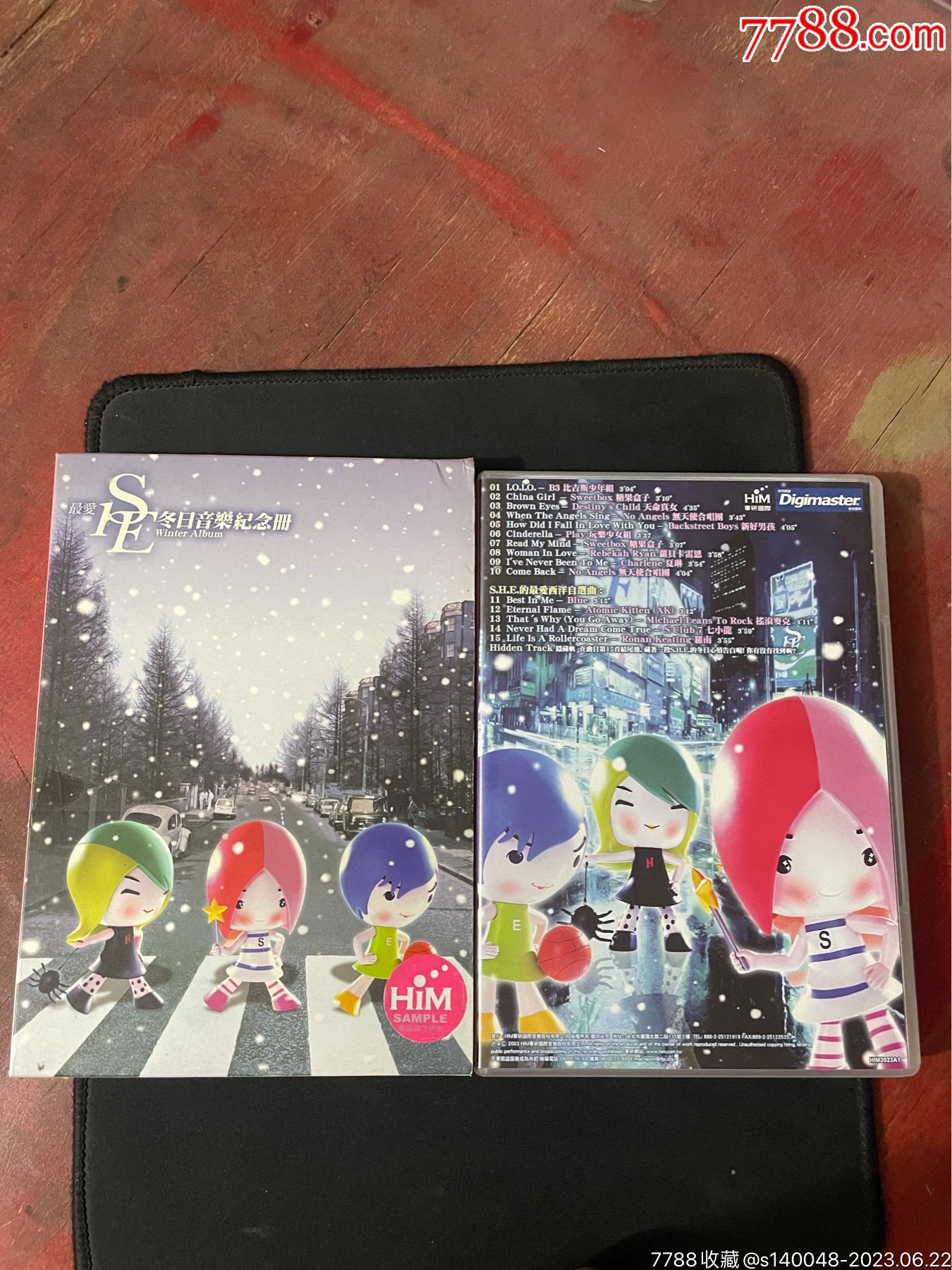 SHE（冬日音乐纪念册）台版电台版_音乐CD_频频得手【7788收藏__收藏热线】