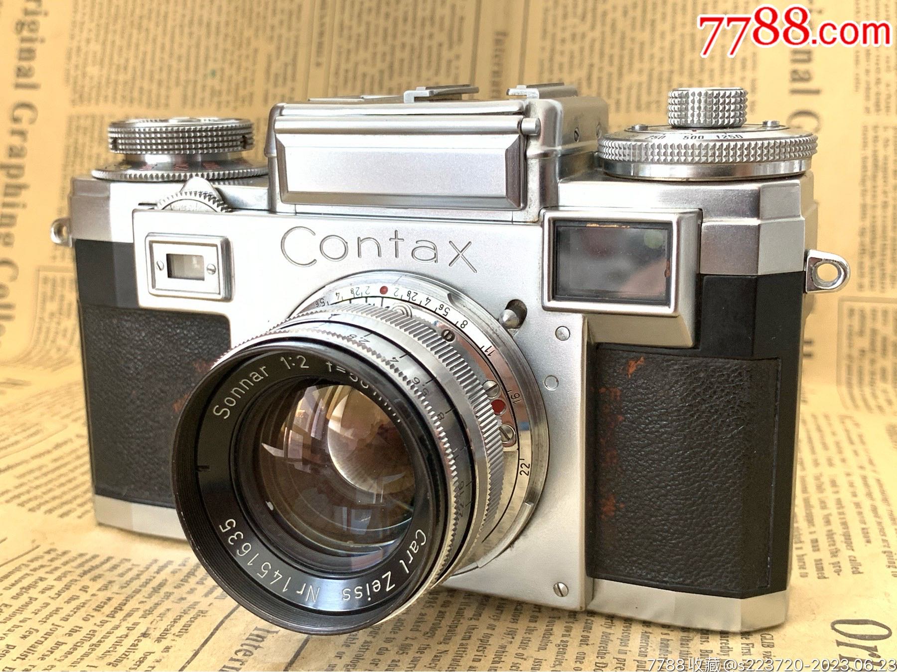 康泰时Contax_IIIA相机+蔡司Sonnar_50/2镜头-价格:60元-au34420930-其他相机及配件 -加价-7788收藏__收藏热线