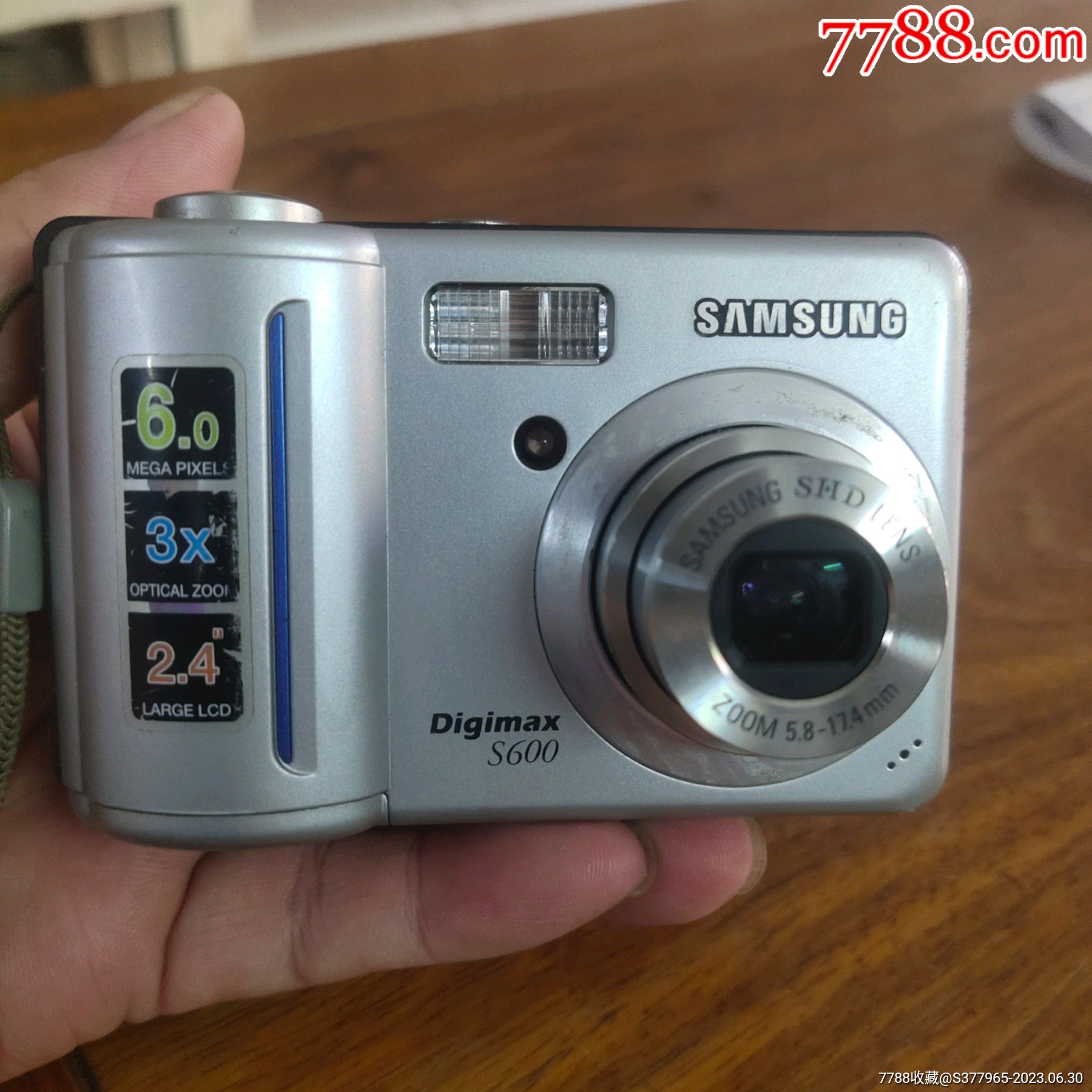 三星S600数码相机_卡片机/数码相机_致敬六十年代收藏馆【7788字画网】