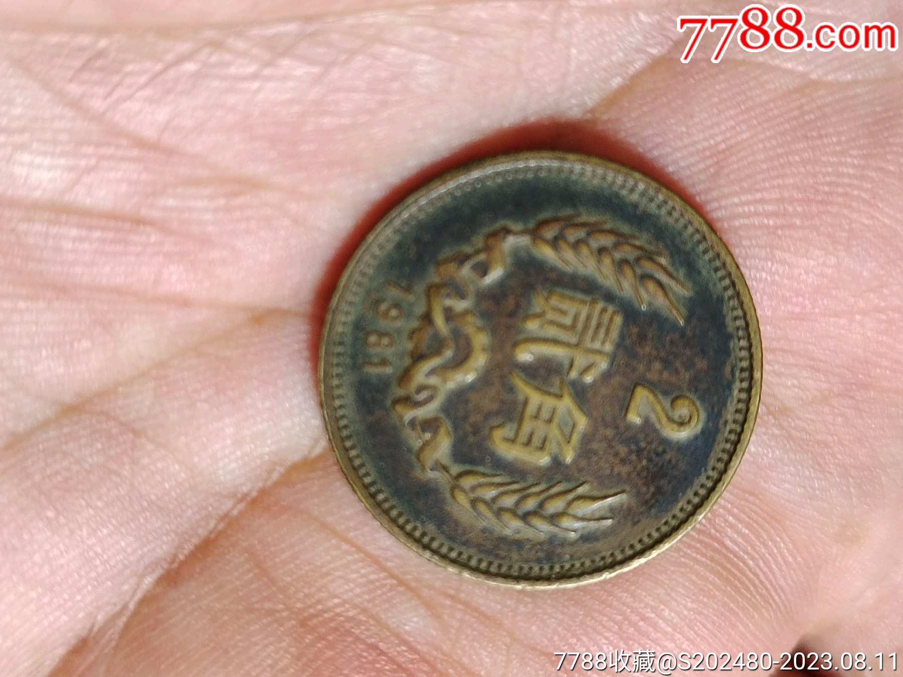 1981年贰角长城币_普通纪念币_王强的店【7788收藏__收藏热线】