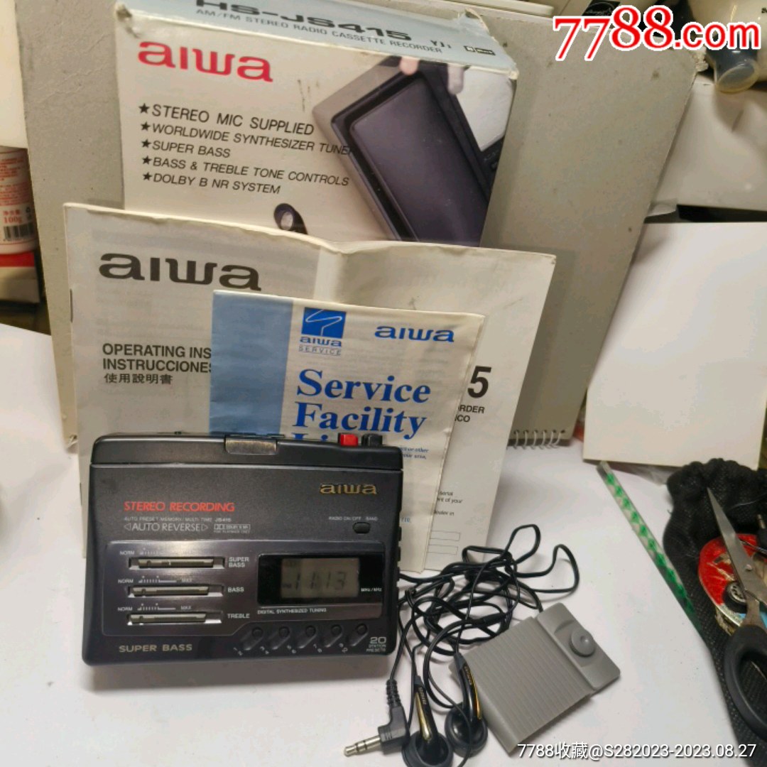 爱华HS一JS415（通电！开机！耳机有声音）-价格:20元-au35111027-随身听/mp3 -加价-7788收藏__收藏热线