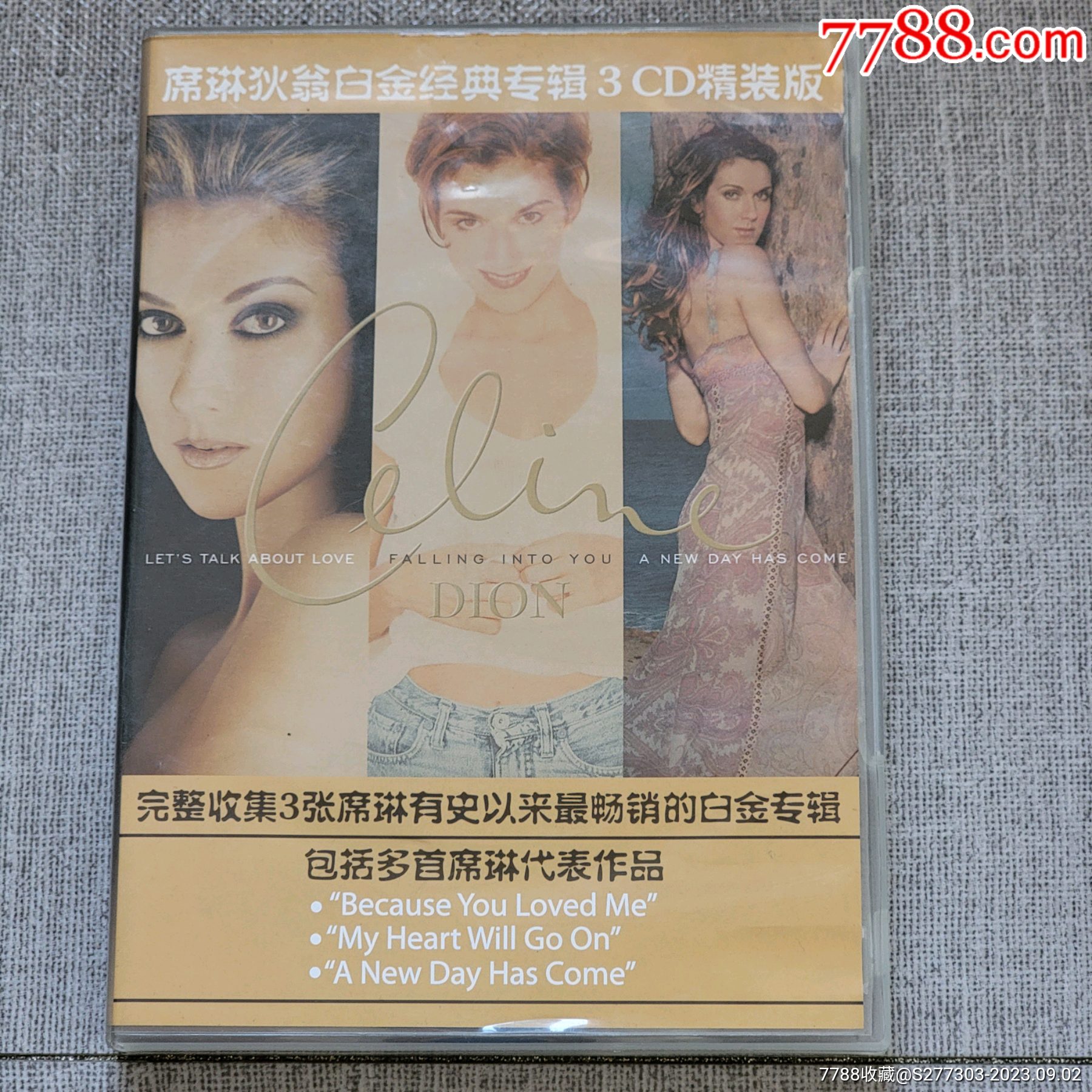 CelineDion席琳迪翁白金经典专辑精装版3CD，全新仅仅开封，没有划痕-价格:65元-au35178029-音乐CD -加价-7788收藏__收藏热线
