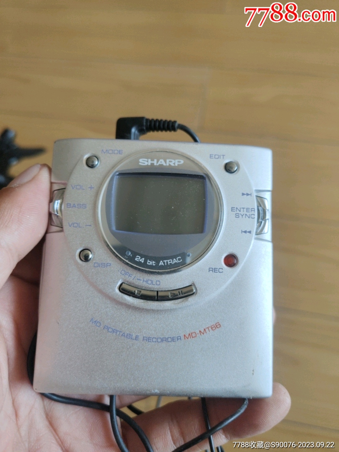 日本夏普高端MD-MT66随身听_随身听/mp3_表内如一【7788收藏__收藏热线】