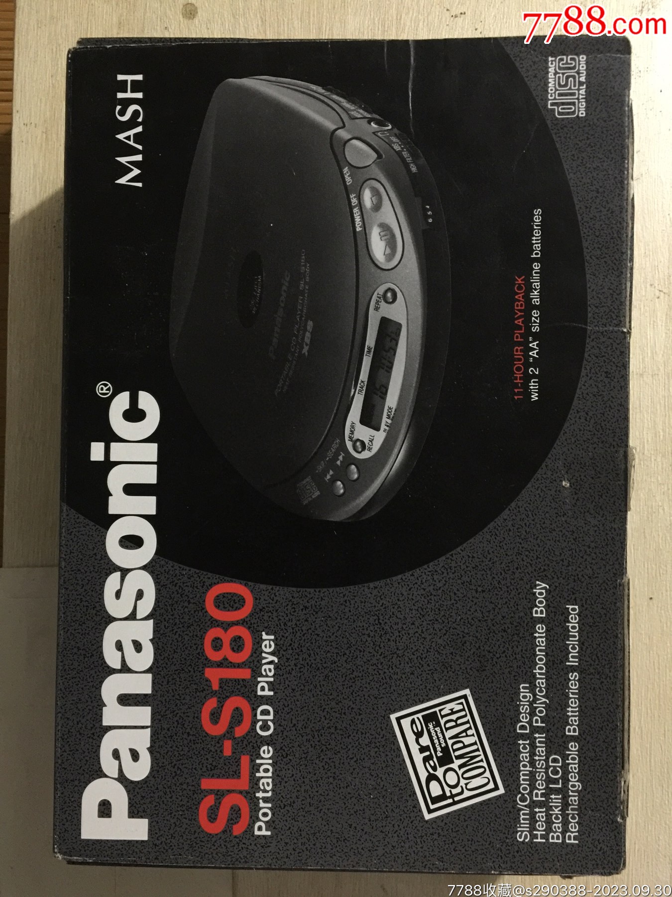 松下SL-S180随身听一盒！(未使用过)_随身听/mp3_姥山收藏【7788收藏__收藏热线】