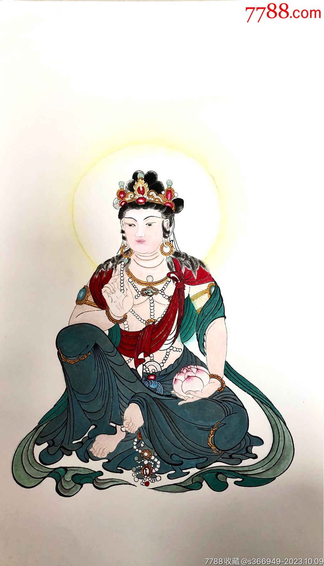 菩萨佛像45*66c?m-人物国画原作-7788商城__七七八八商品交易平台(7788.com)