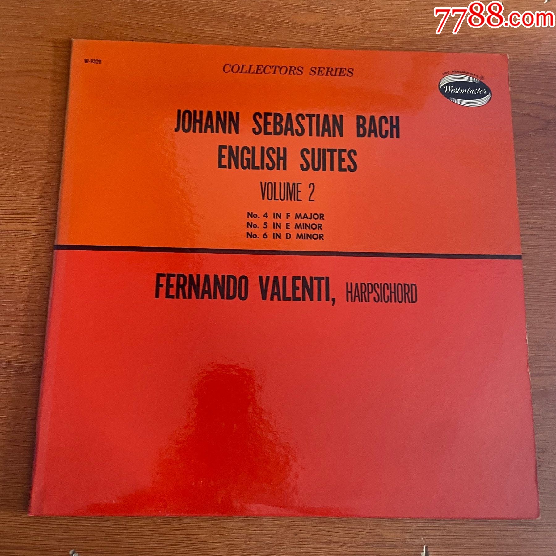 巴赫-英国组曲-fernandovalenti-12寸黑胶LP-A52_海外唱片/胶片_碟行音像制品店【7788收藏__收藏热线】