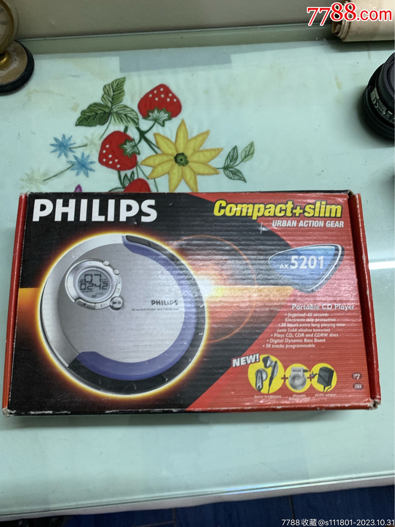 PHILIPS飞利浦AX5201（几乎全新）-价格:9元-au35799227-随身听/mp3 -加价-7788收藏__收藏热线