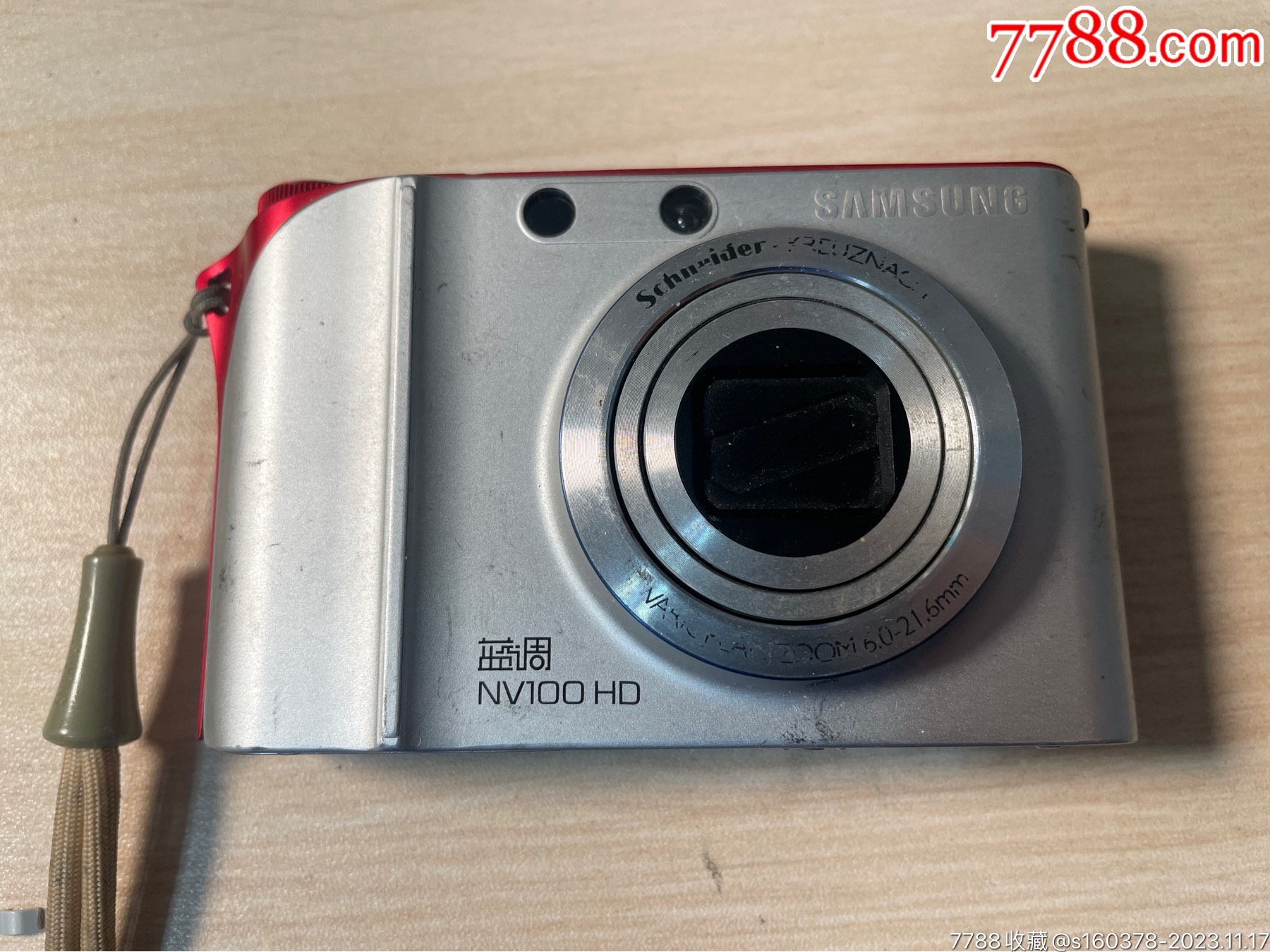 三星蓝调NV100能拍照闪光灯亮-价格:100元-au35985447-卡片机/数码相机 -加价-7788收藏__收藏热线