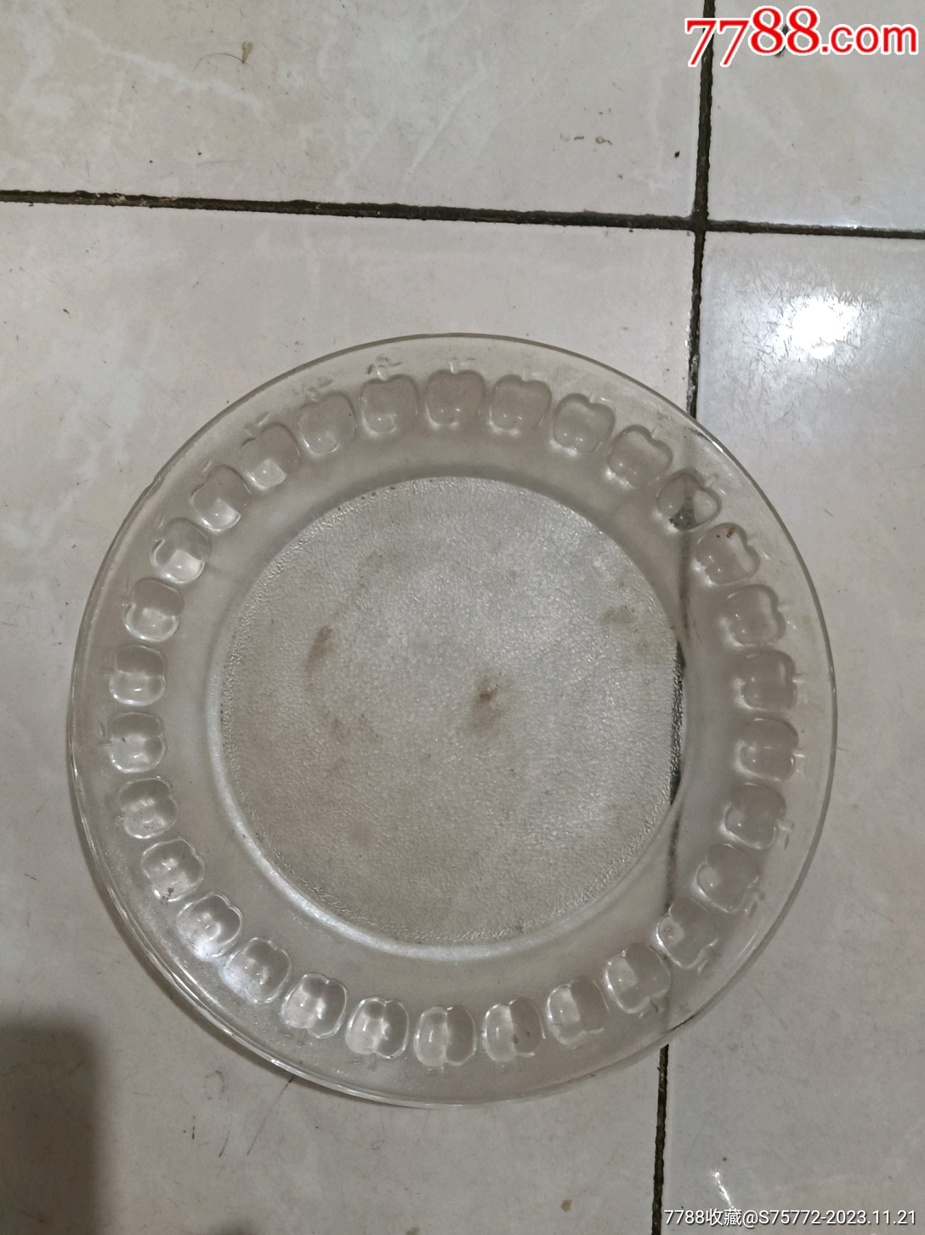 玻璃盘_玻璃器皿_图片价值_收藏交易_7788小人书