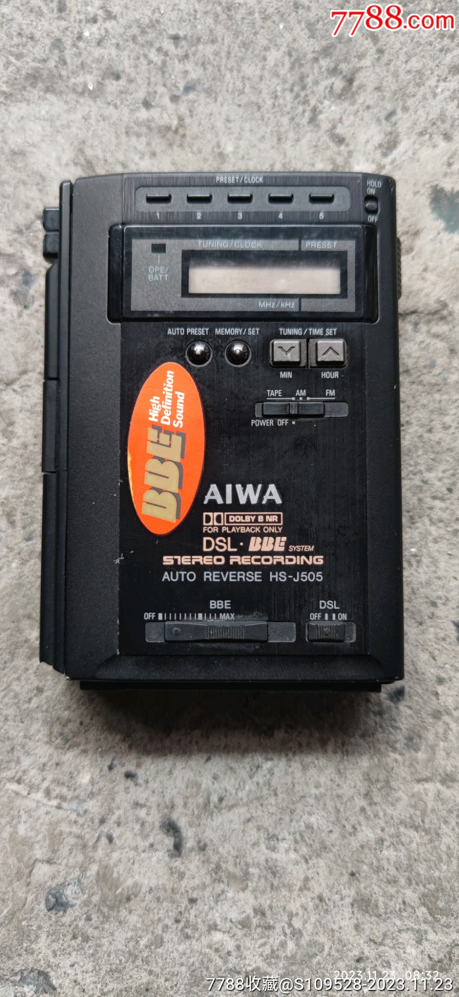 爰华磁带机Hs-J505-价格:90元-au36043401-随身听/mp3 -加价-7788收藏__收藏热线