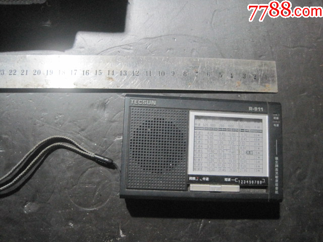 德生R-911口袋收音机（外观较完整，试机可收台）-价格:10元-au36113931-收音机 -加价-7788收藏__收藏热线