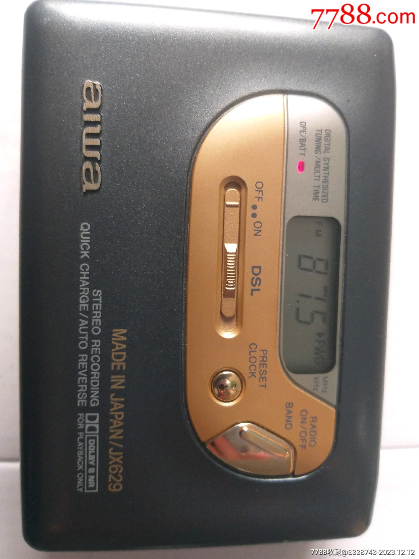 爱华JX629-价格:110元-au36261851-随身听/mp3 -加价-7788收藏__收藏热线