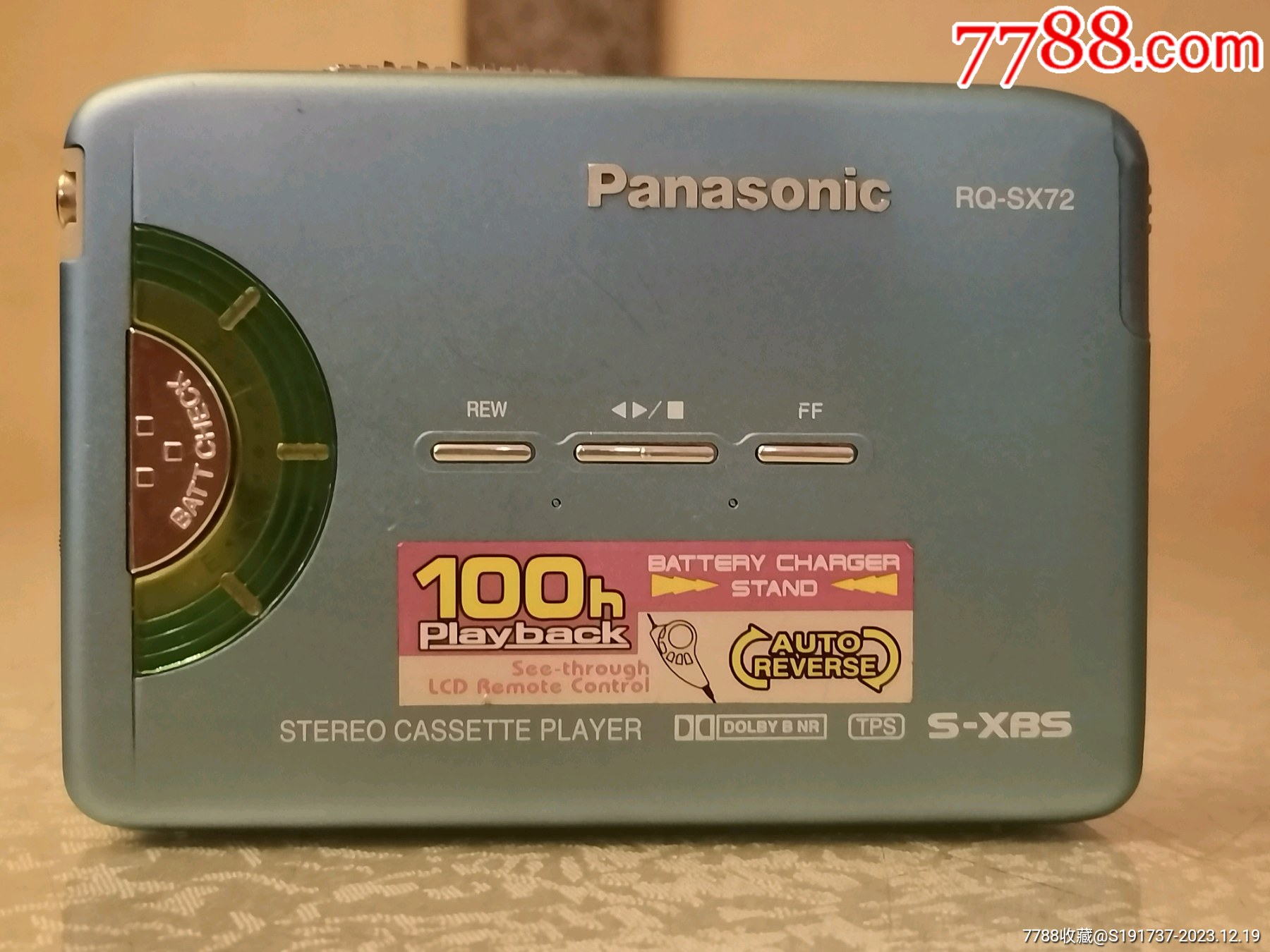 松下RQ-SX72磁带随身听_随身听/mp3_含含藏品店【7788收藏__收藏热线】