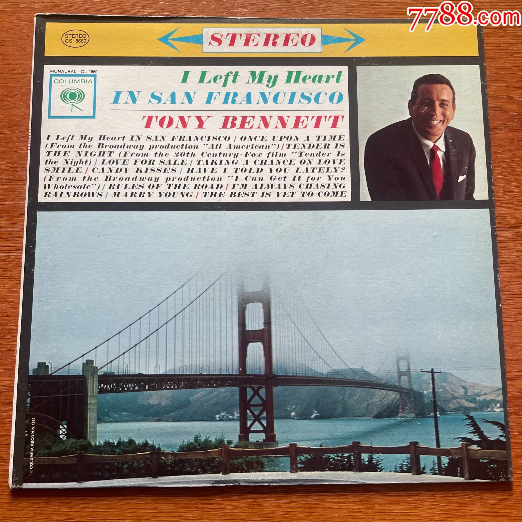 TonyBennett-12寸黑胶LP-A22_老唱片_楚都旧时光【7788收藏__收藏热线】