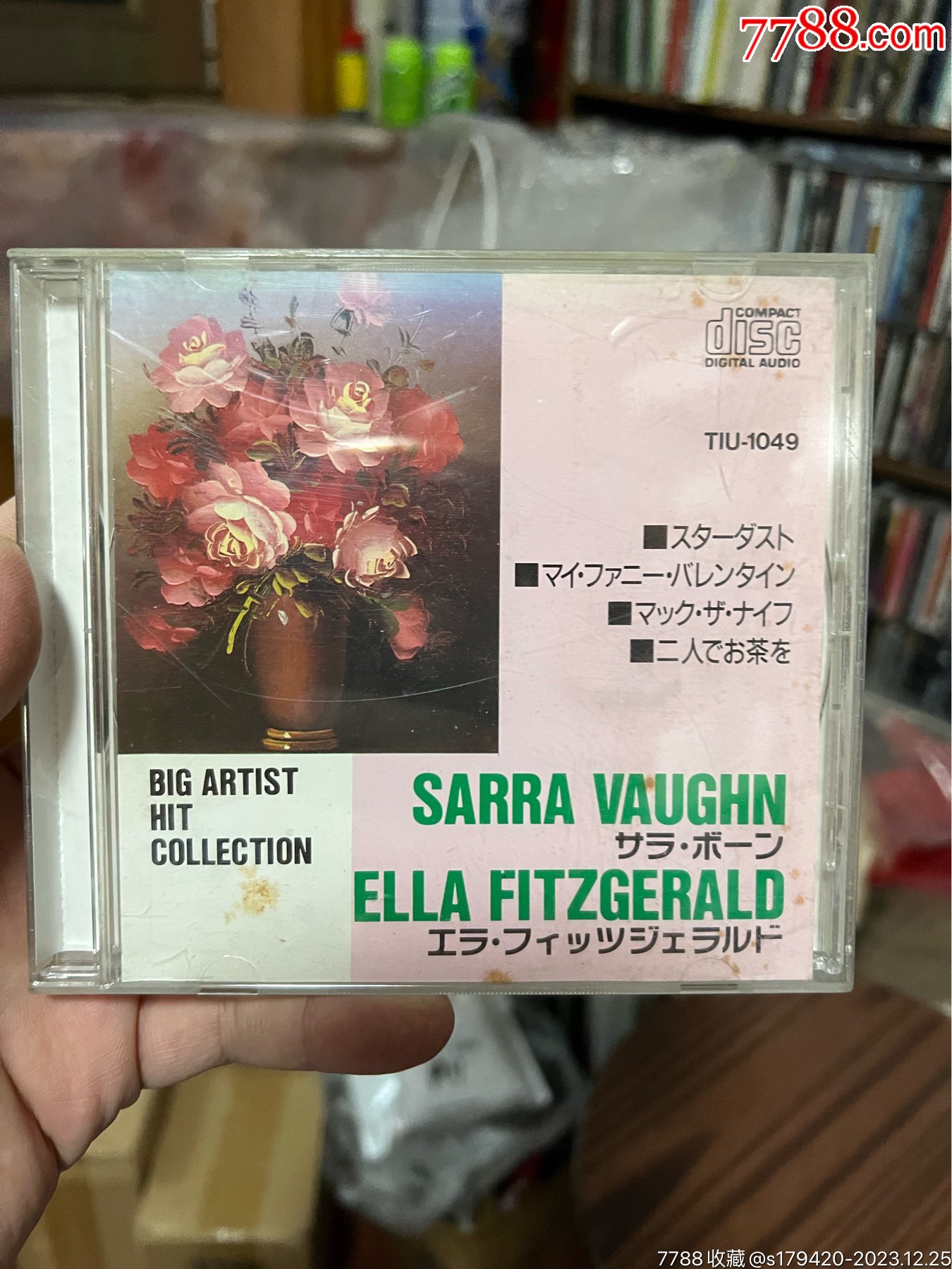 日版CD/SARRA.VAUGHN.ELLA.FITZGERALD九新架3.1-价格:10元-au36409758-音乐CD -加价-7788 ...