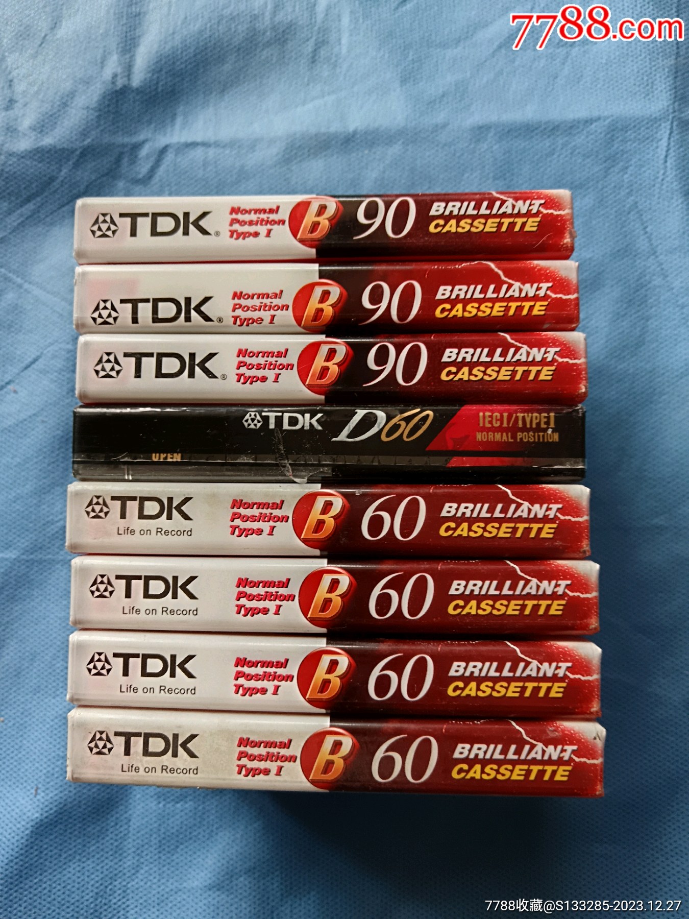 没拆封-8盘TDK空白带（拍前看简介）-价格:18元-au36428972-磁带/卡带 -加价-7788收藏__收藏热线