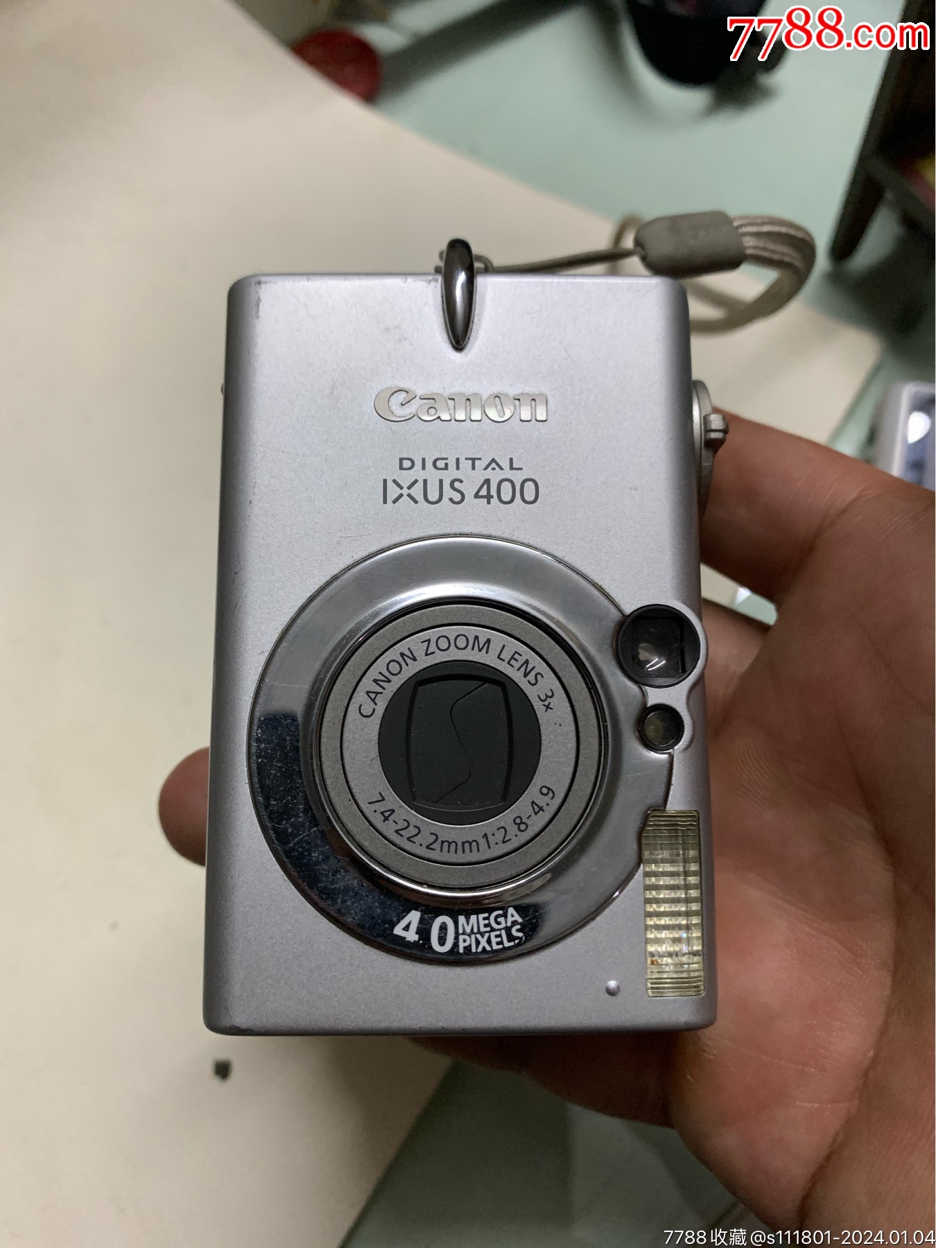 canon佳能ixus400-价格:163元-au36509572-卡片机/数码相机 -加价-7788收藏__收藏热线