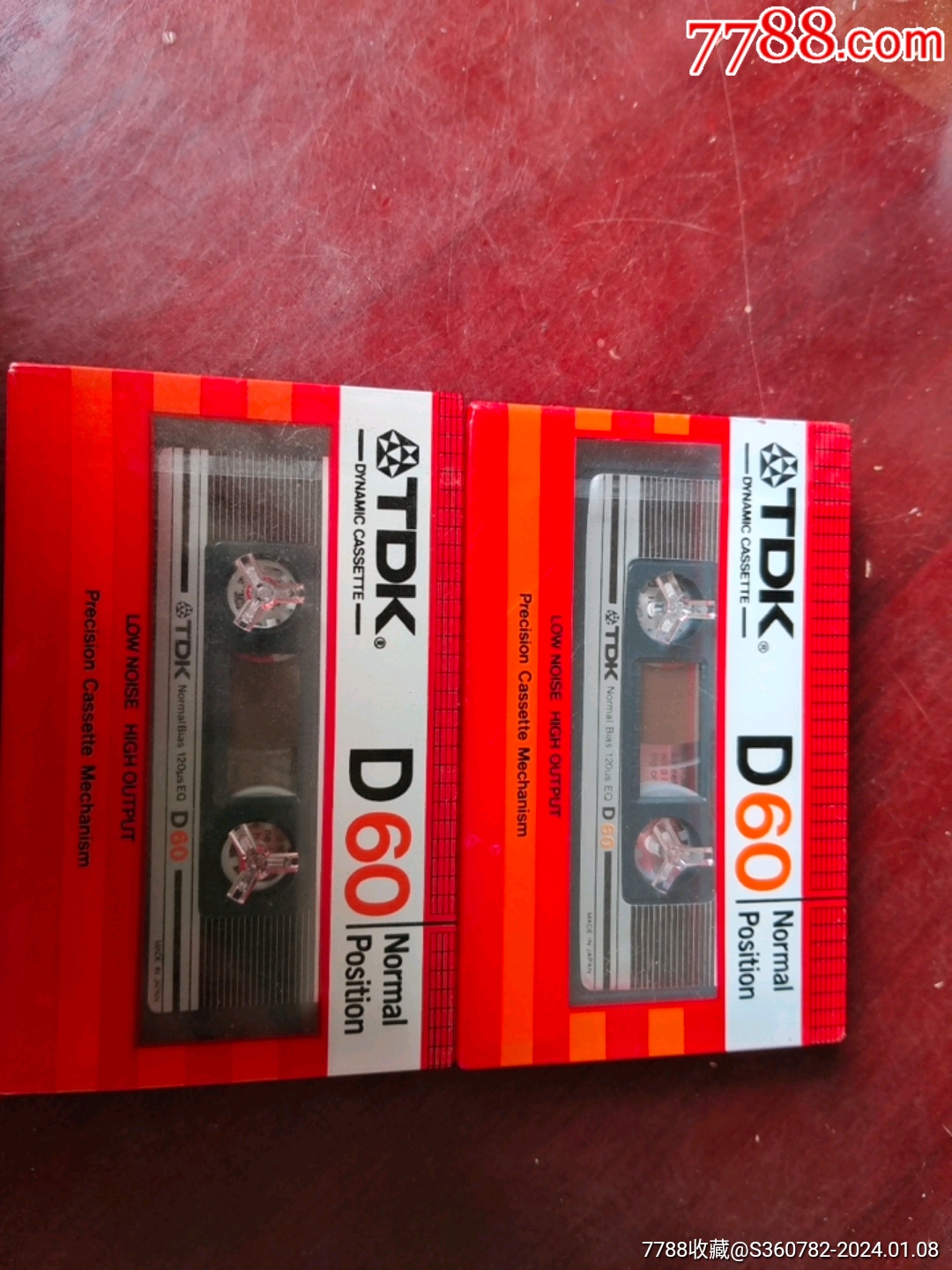 空白带TDK-D60－2盘全新未拆详情如图-价格:10元-au36548951-磁带/卡带 -加价-7788收藏__收藏热线