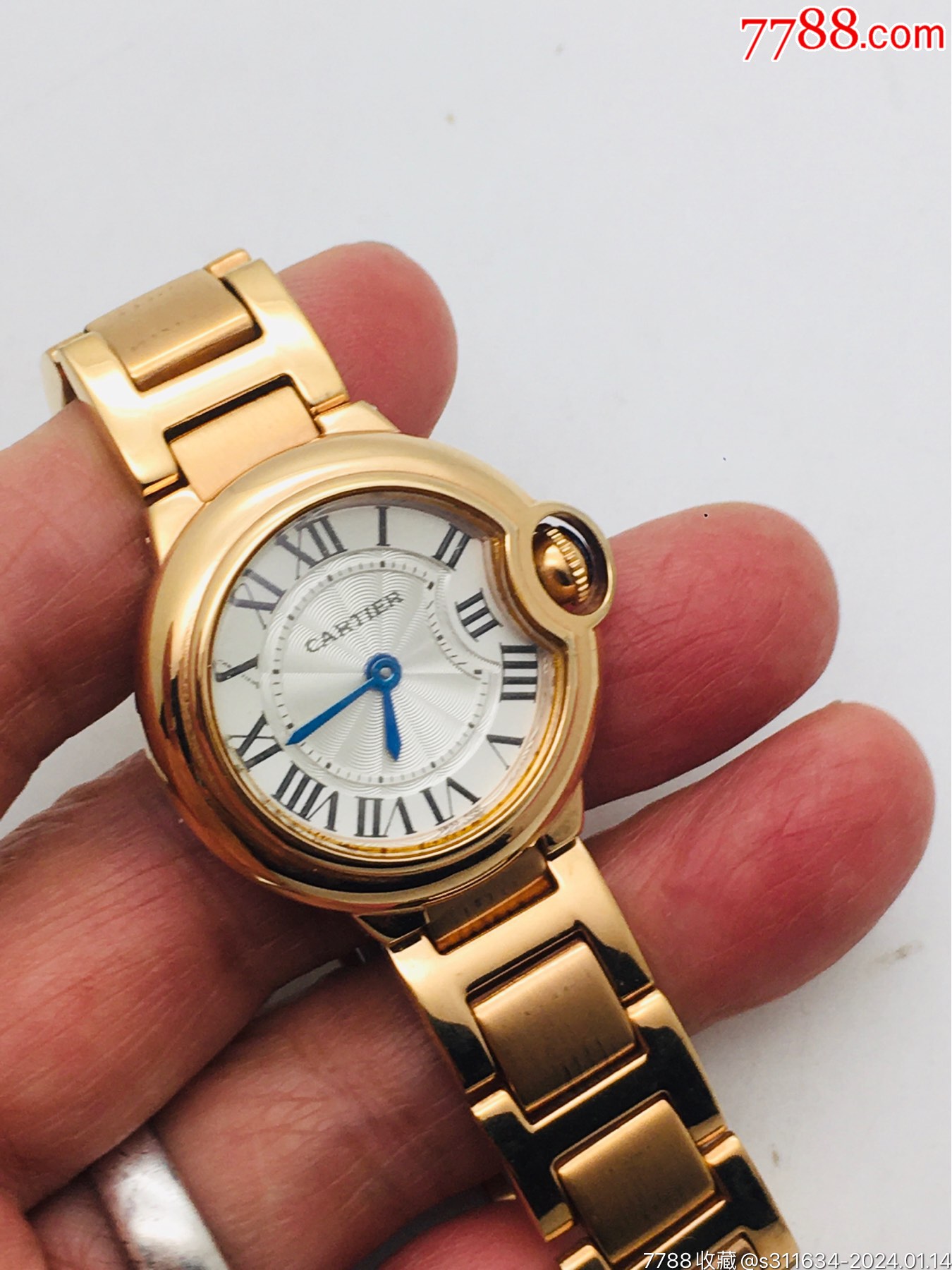 库存末使用。卡地亚石英男表表瑞进口机芯_手表/腕表_江门五邑华侨二表铺【7788收藏__收藏热线】