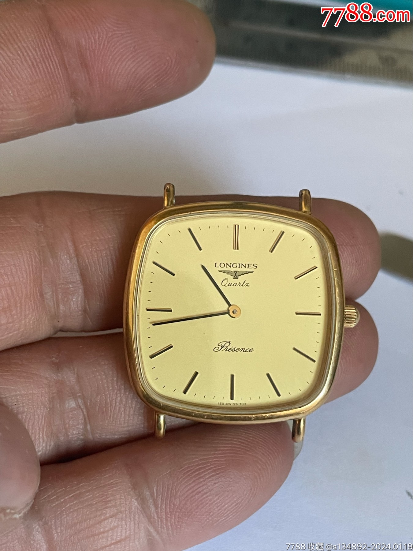 好品瑞士产浪琴男石英表_手表/腕表_图片价值_收藏交易_7788小人书