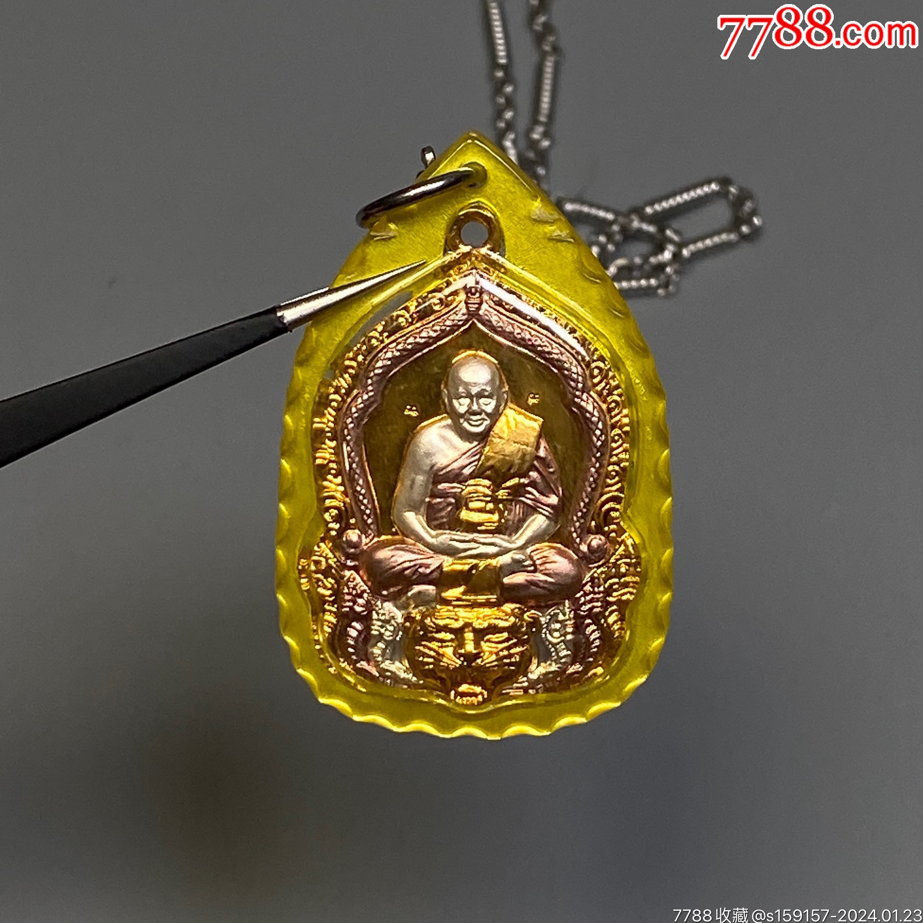 泰国佛牌圣物泰佛首饰饰品摆件工艺品吊坠项链挂件-价格:50元-au36709640-铜杂件 -加价-7788收藏__收藏热线