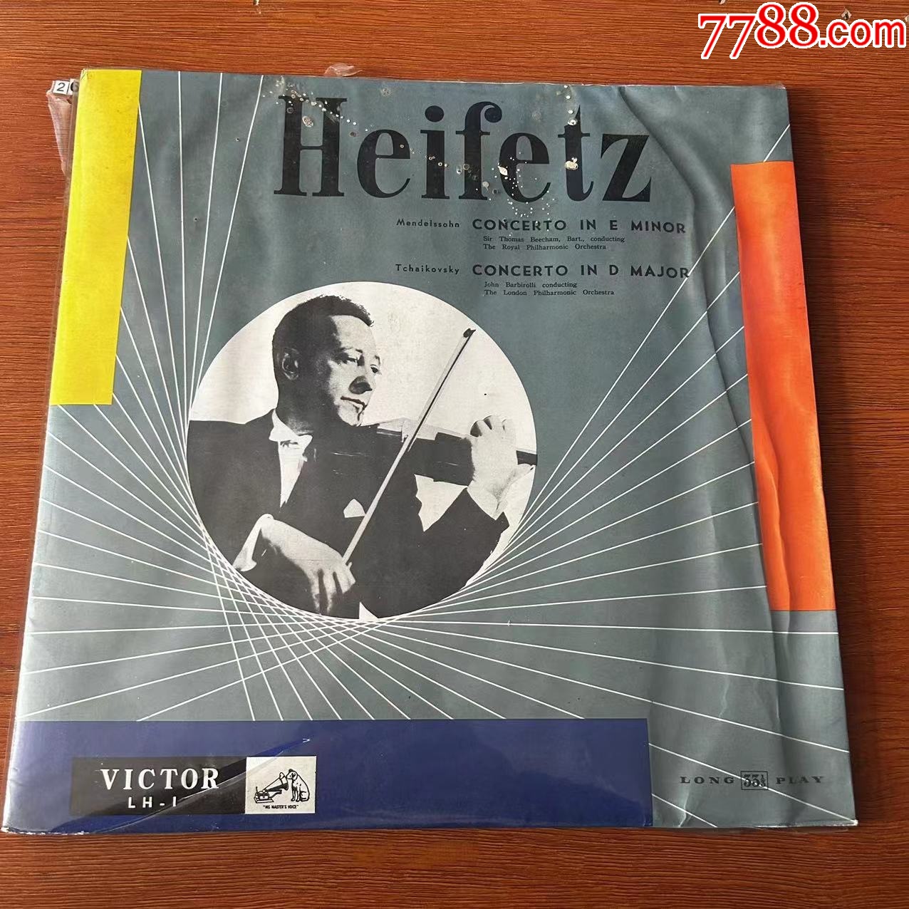 门德尔松-柴可夫斯基-小提琴协奏曲-海菲兹-演绎-12寸黑胶LP-A45-老唱片/胶片-7788商城__七七八八商品交易平台(7788.com)