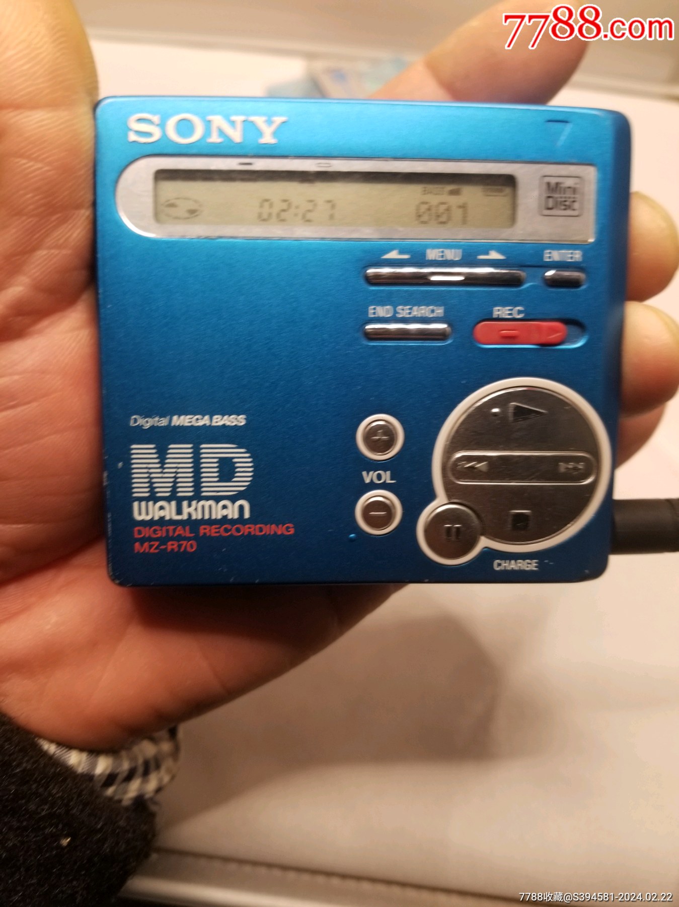 索尼MZR70-价格:260元-au36904056-随身听/mp3 -加价-7788收藏__收藏热线