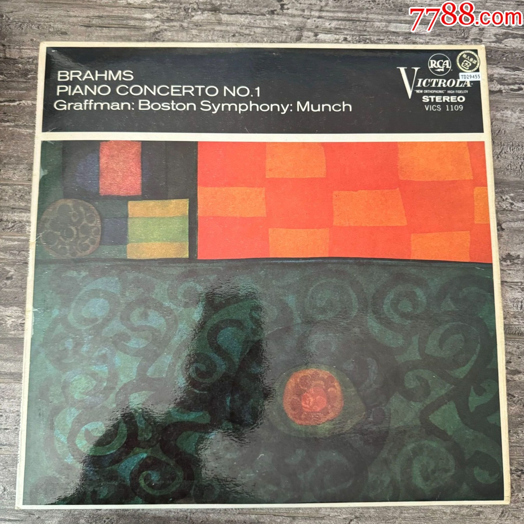 勃拉姆斯钢琴协奏曲1号D小调加里-格拉夫曼-查尔斯·明希-12LP-A50-价格:80元-au36952398-老唱片/胶片 -加价-7788收藏__收藏热线