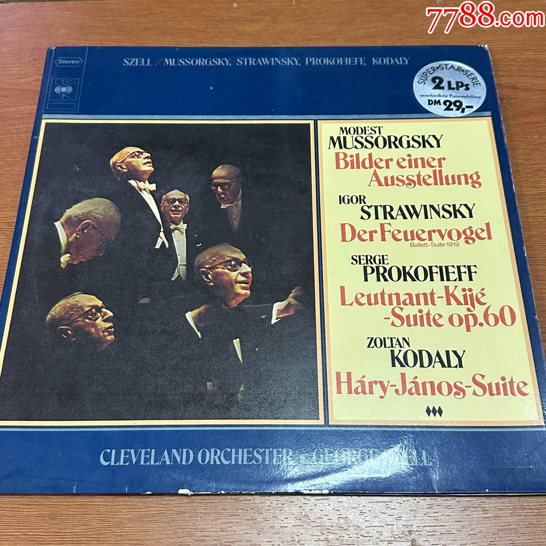 斯特拉文斯基-普罗科菲耶夫柯达伊等作品集-赛尔-2LP黑胶-A59_老唱片/胶片_碟行音像制品店【7788收藏__收藏热线】