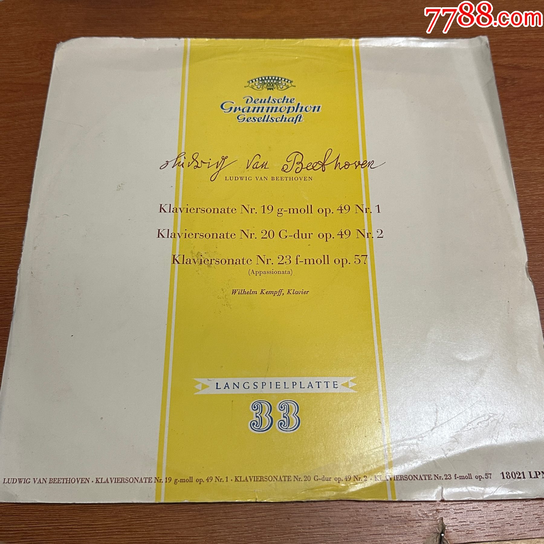 贝多芬-单簧管五重奏-肯普夫演奏-黑胶LP-A59-价格:10元-au37143101-老唱片/胶片 -加价-7788收藏__收藏热线