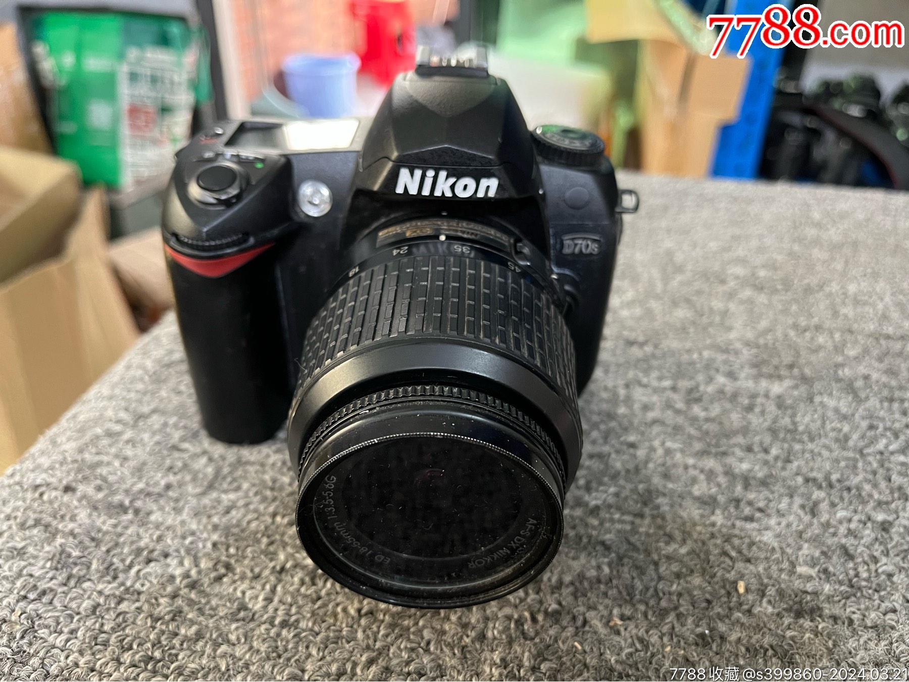 尼康D70s相机配18-55镜头套机_单反相机_图片鉴赏_收藏价值_7788铜炉收藏