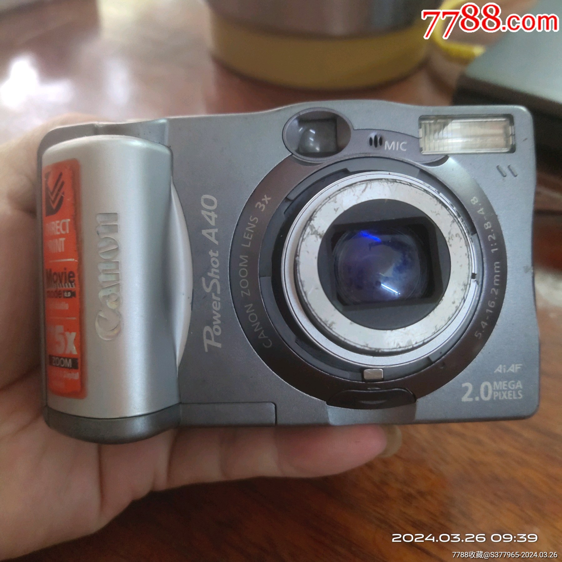 佳能A40数码相机请看简介拍__【7788收藏__收藏热线】