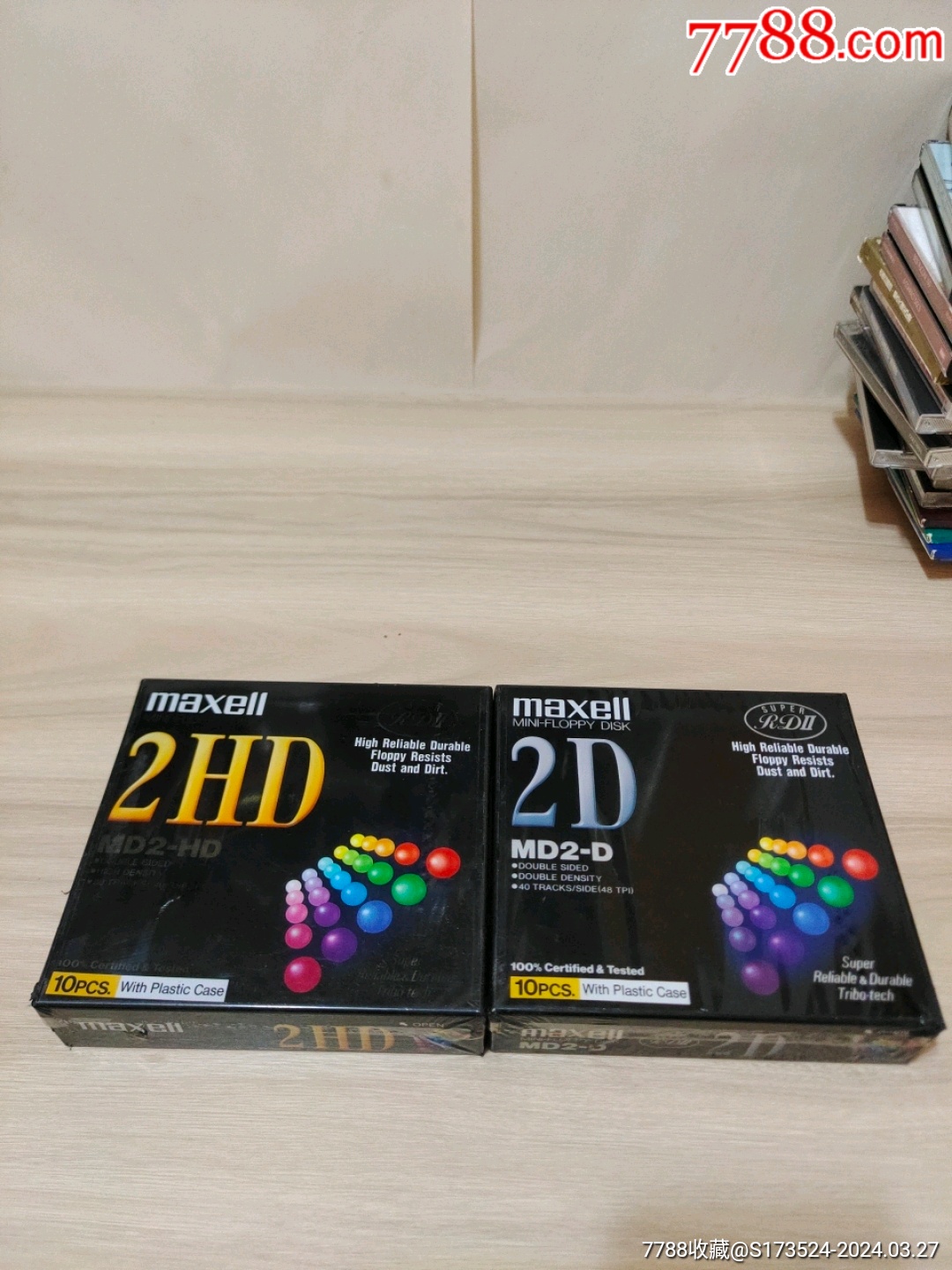 Maxell.MD2-D.-2HD，两盘，全新未拆封_音乐CD_实事再在【7788收藏__收藏热线】