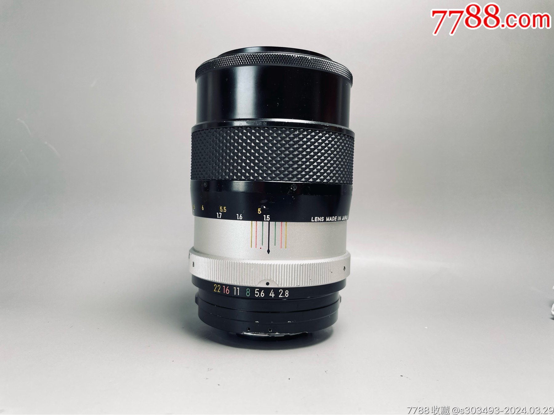 NIKKOR-Q尼康135mm，f2.8手动镜头。尼康ai口。镜片无明显瑕疵-价格:288元-au37271887-其他相机及配件 -加价-7788收藏__收藏热线