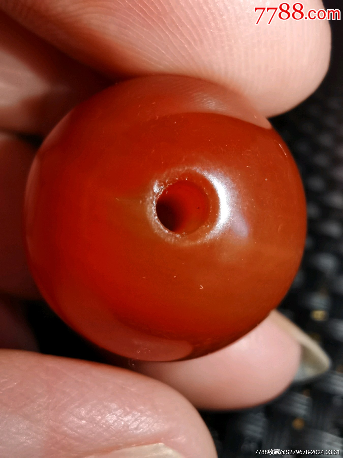 红玛瑙圆珠子配珠坠20MM-价格:38元-au37292148-玛瑙 -加价-7788收藏__收藏热线