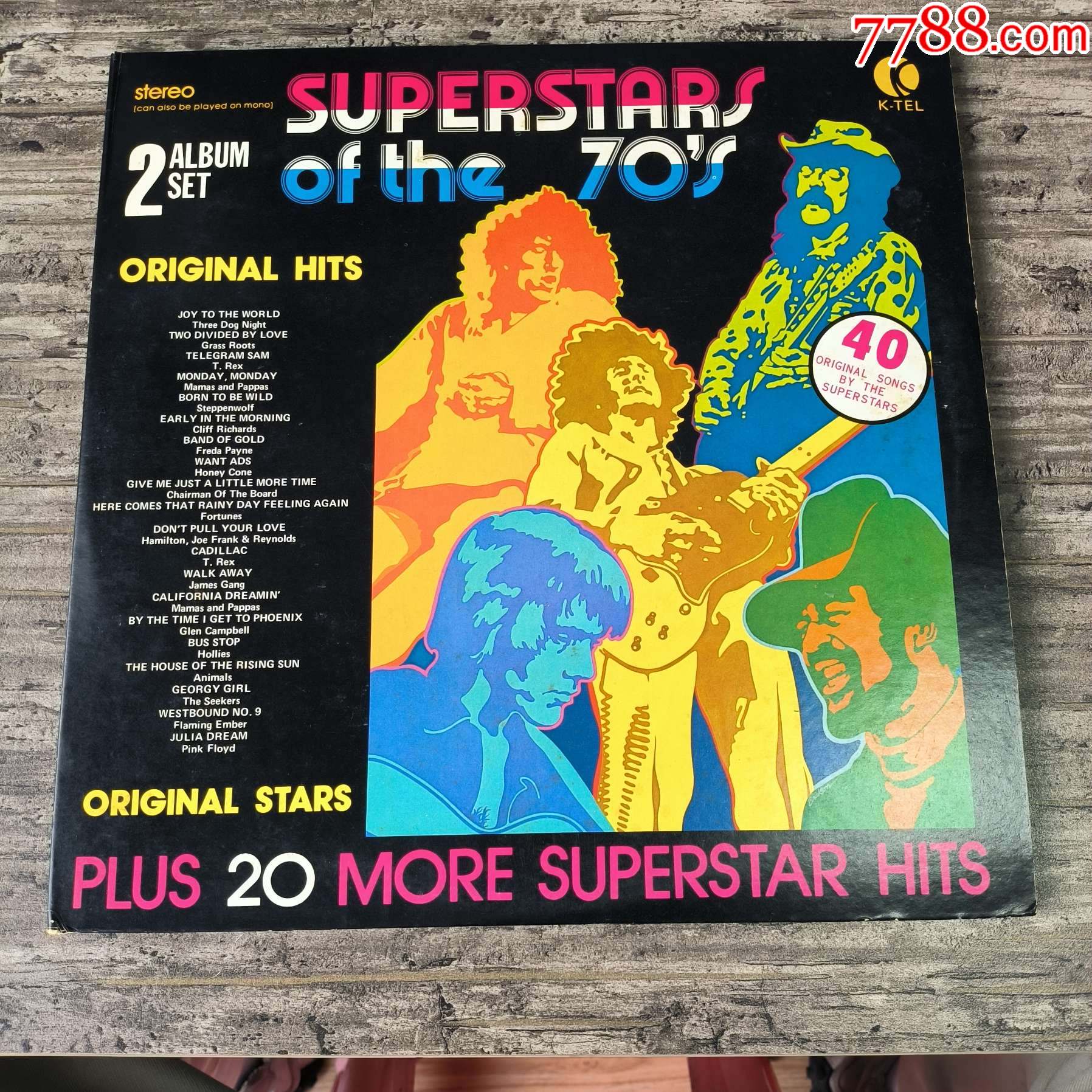 摇滚歌曲集-70年代的超级明星-黑胶2LP-A23-价格:30元-au37314103-老唱片/胶片 -加价-7788收藏__收藏热线