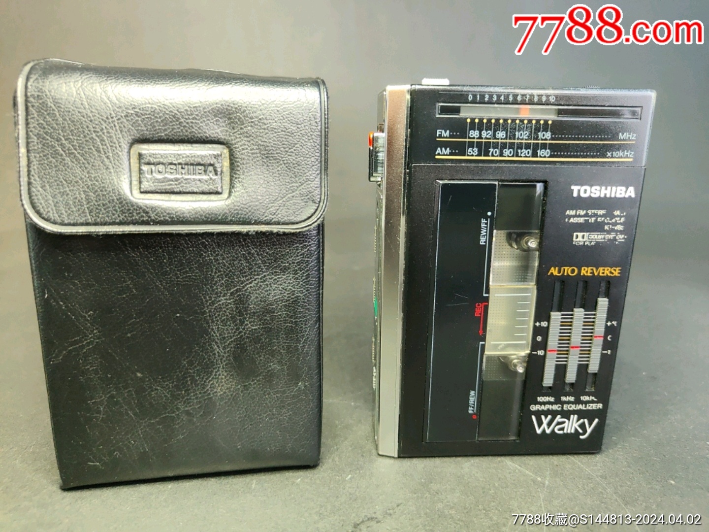 TOSHIBA东芝KT–V850Walky带原皮套_随身听/mp3_长工的旧货铺【7788收藏__收藏热线】