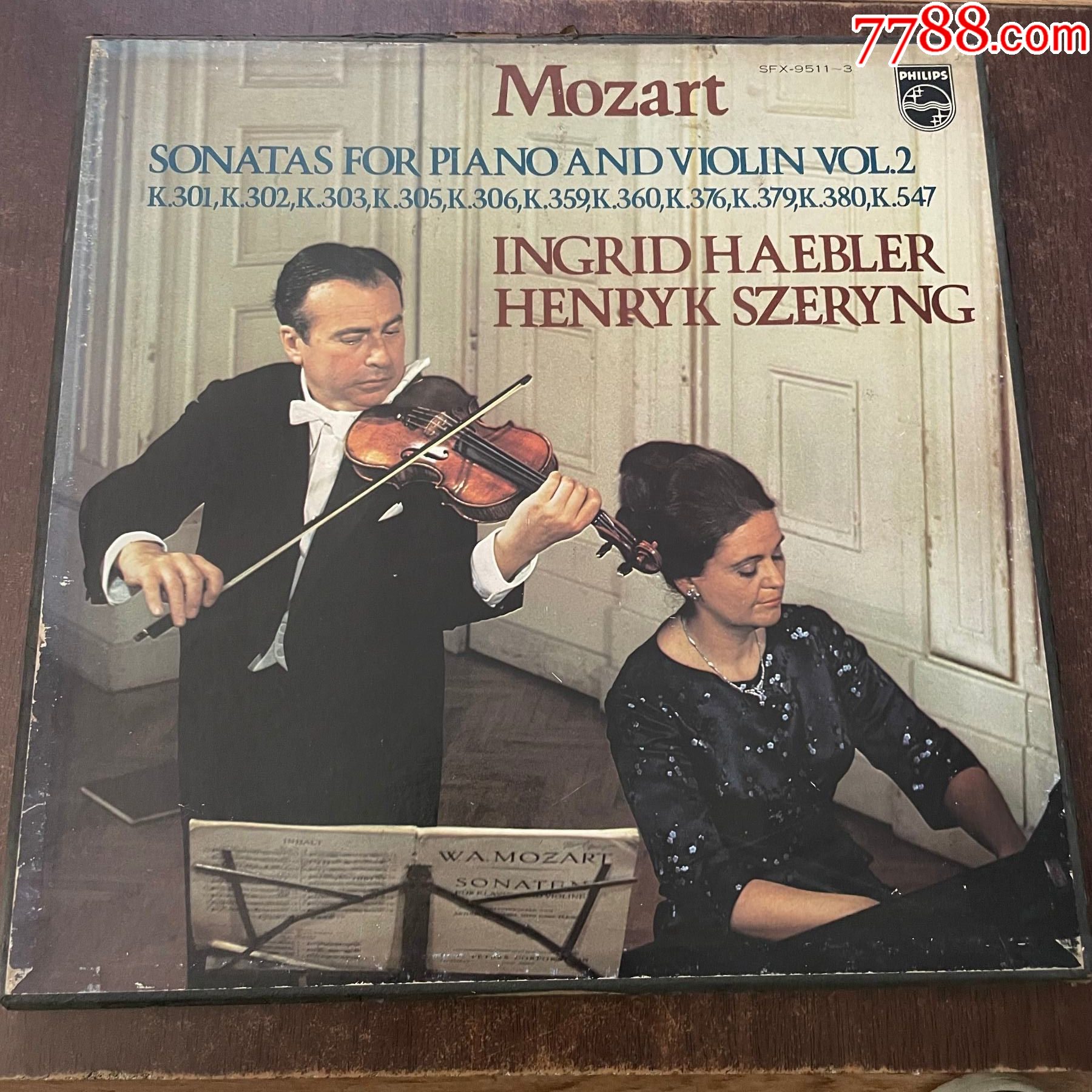 莫扎特钢琴小提琴协奏曲-谢林演奏-3LP-A36-一张品相VG_海外唱片/胶片_碟行音像制品店【7788收藏__收藏热线】