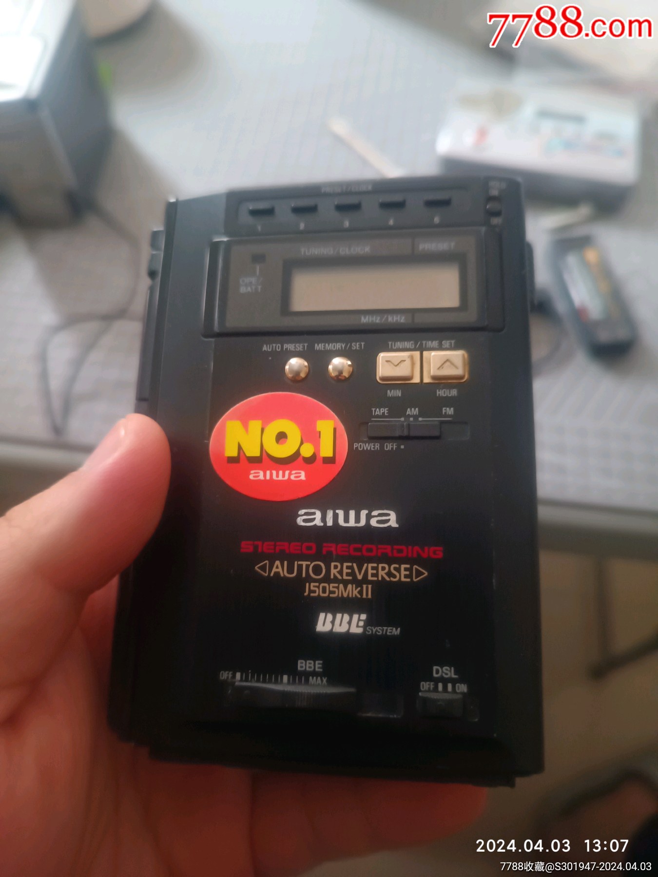 爱华J505（通电，能走帶反面播放颤音，FM能收到台）-随身听/mp3-7788商城__七七八八商品交易平台(7788.com)